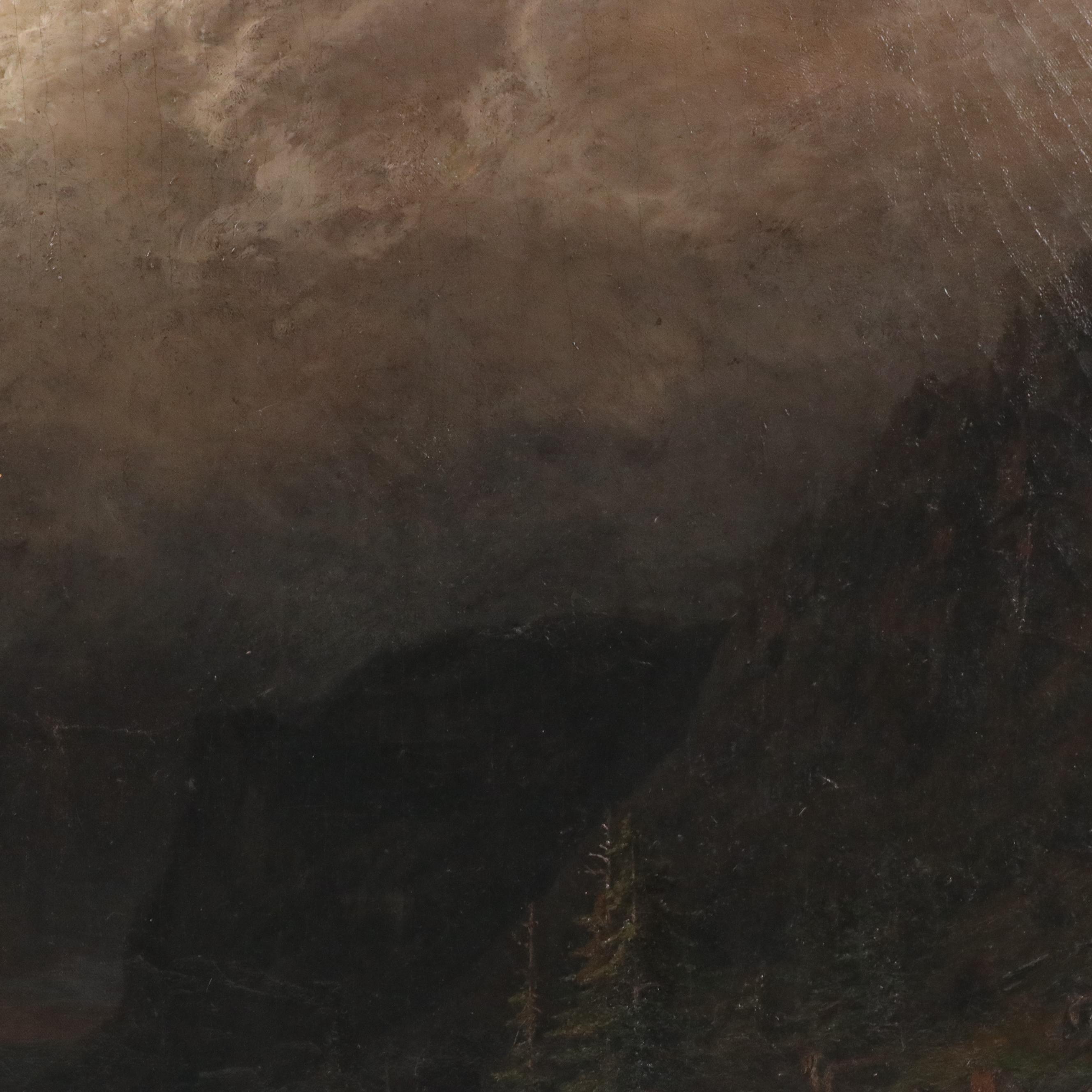 Thomas Corwin Lindsay Landscape Oil Painting, Late 19th Century | EBTH