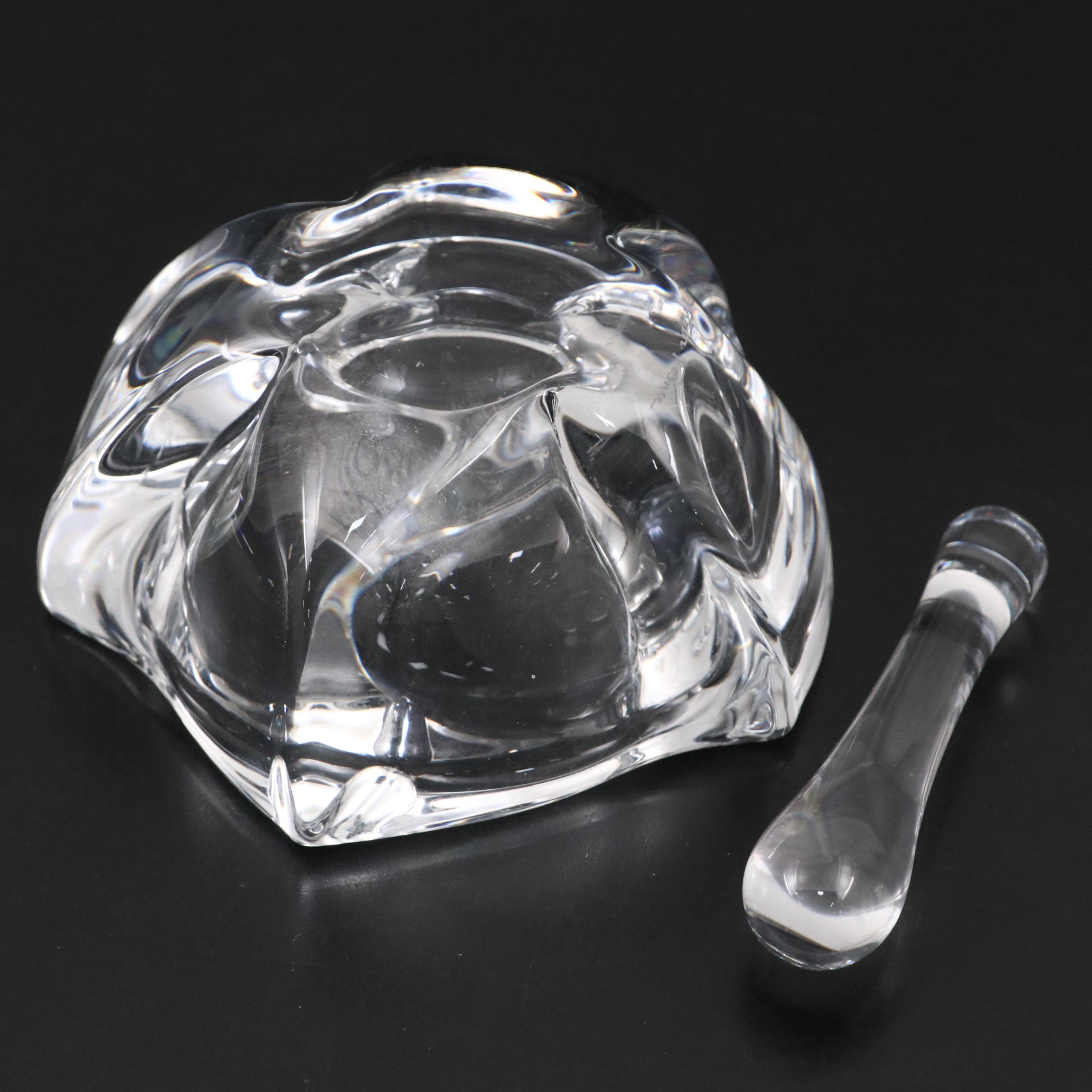 Daum Crystal Mortar and Pestle | EBTH