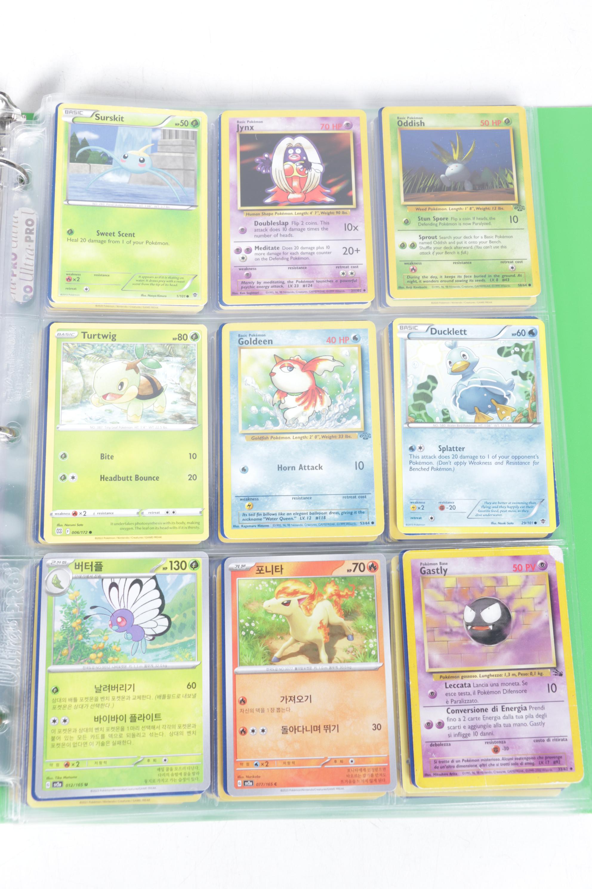 Pokémon Card Collection with English & Korean Base to Modern Sets, 1990 ...