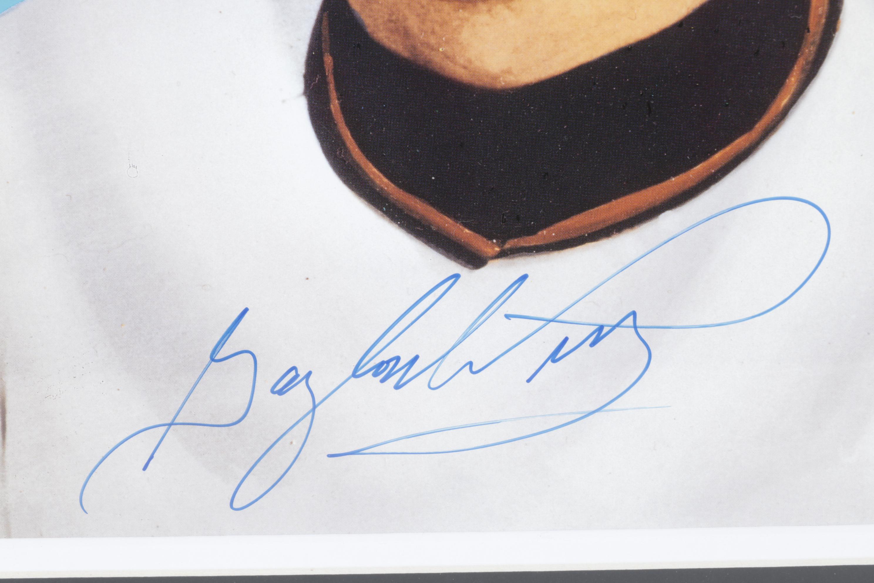 Gaylord Perry Signed Offset Lithograph in Matted Frame | EBTH