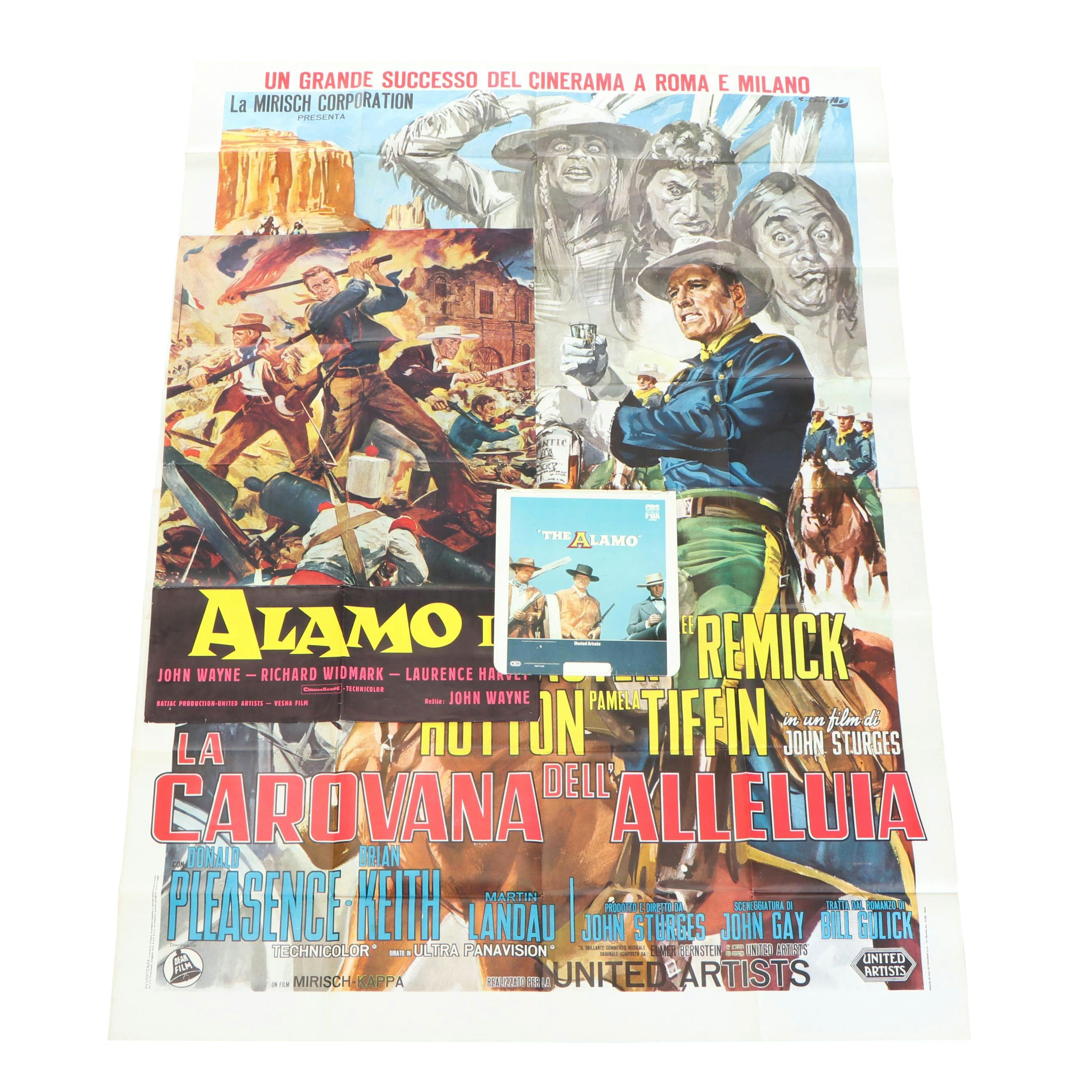 "The Alamo" CED and Movie Posters | EBTH
