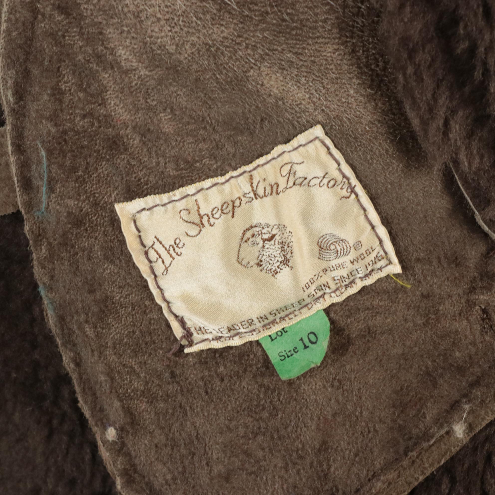 The Sheepskin Factory Long Belted Jacket in Shearling Lined Sheepskin ...