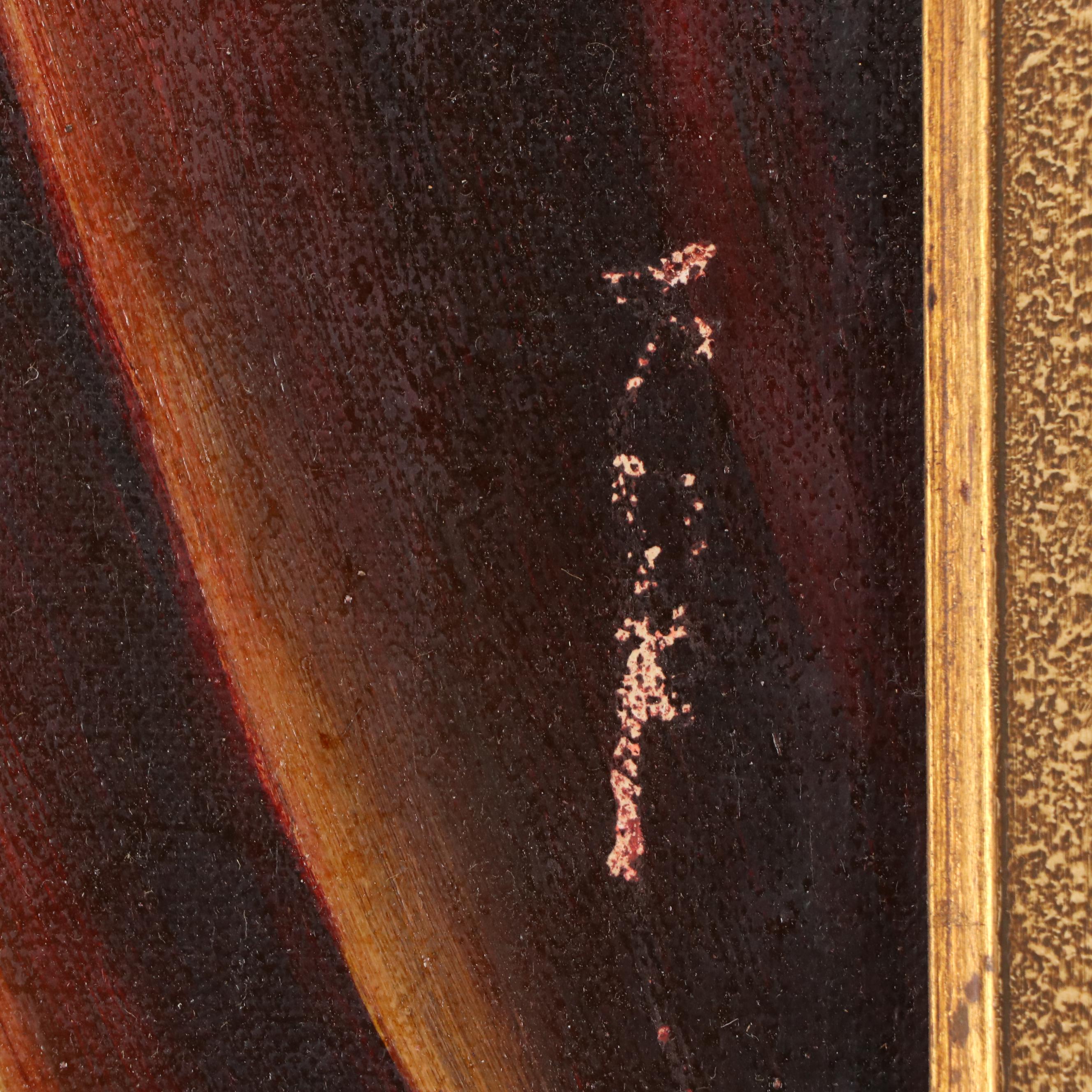 Oil Painting After Georg Papperitz "Romeo and Juliet," Early/Mid-20th ...