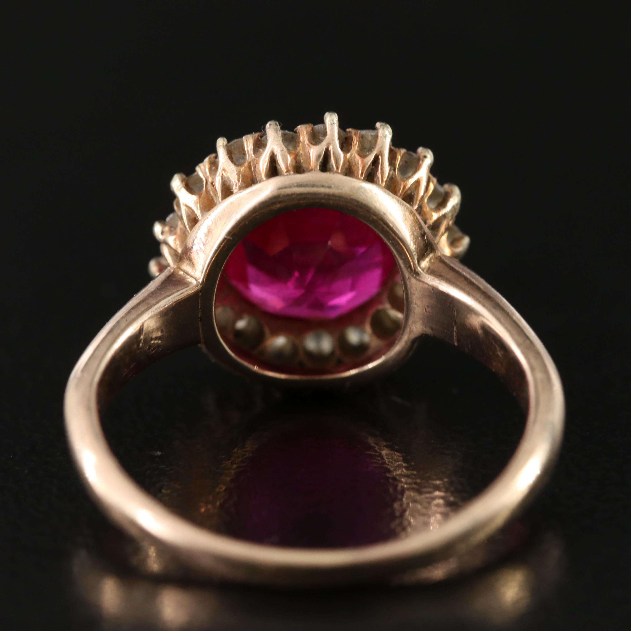 10K Ruby and Diamond Ring | EBTH