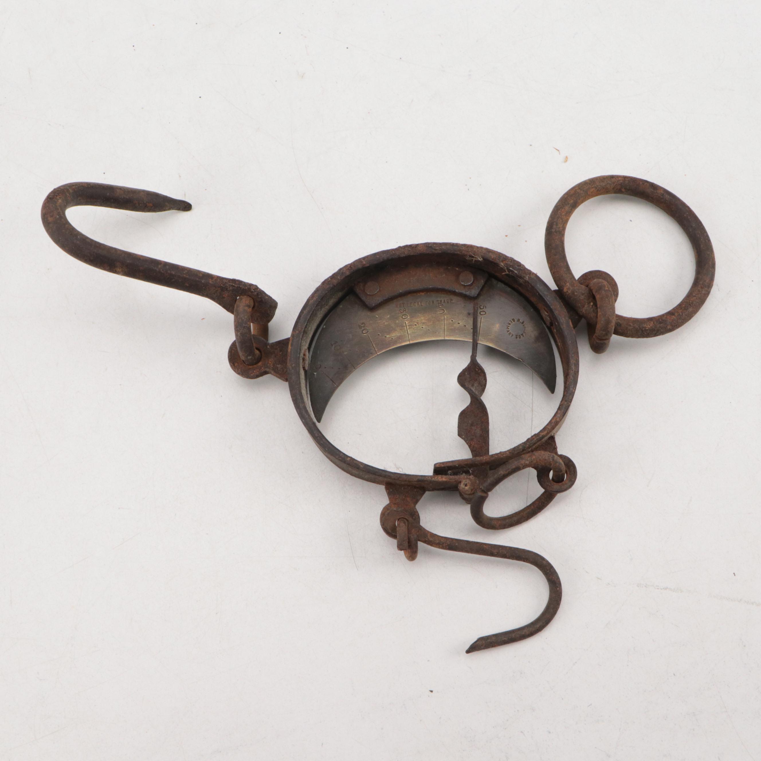 Henry Boker Metal Buffalo Hide Scales, 19th Century | EBTH