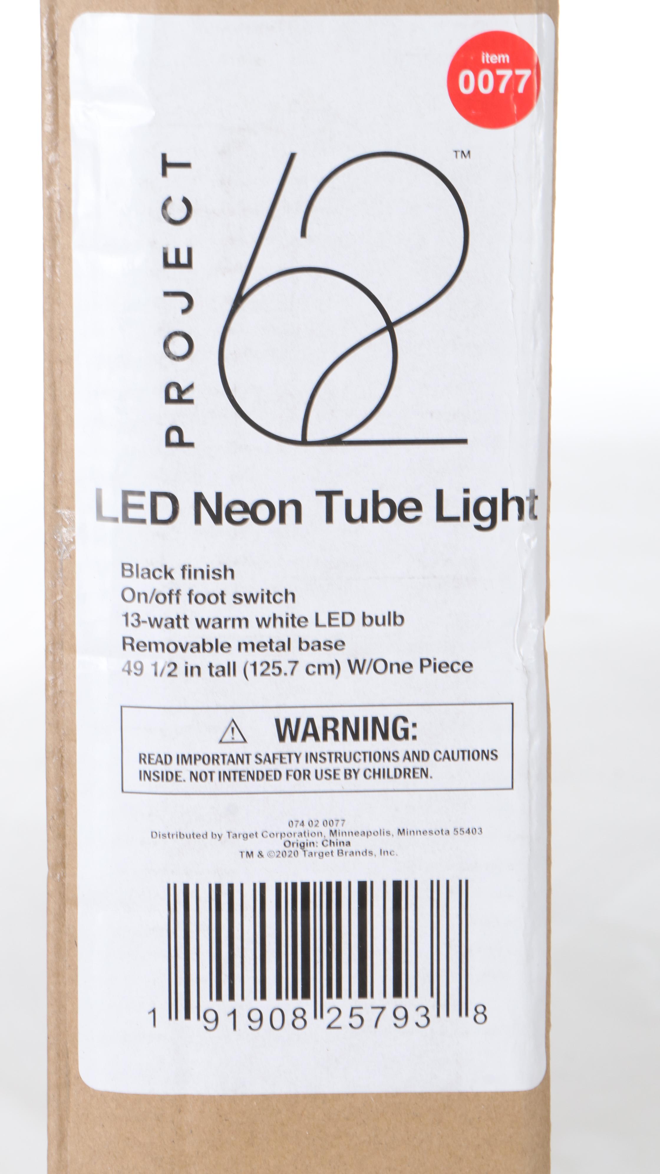 Project 62 LED Neon Tube Lights with Beach Umbrella | EBTH