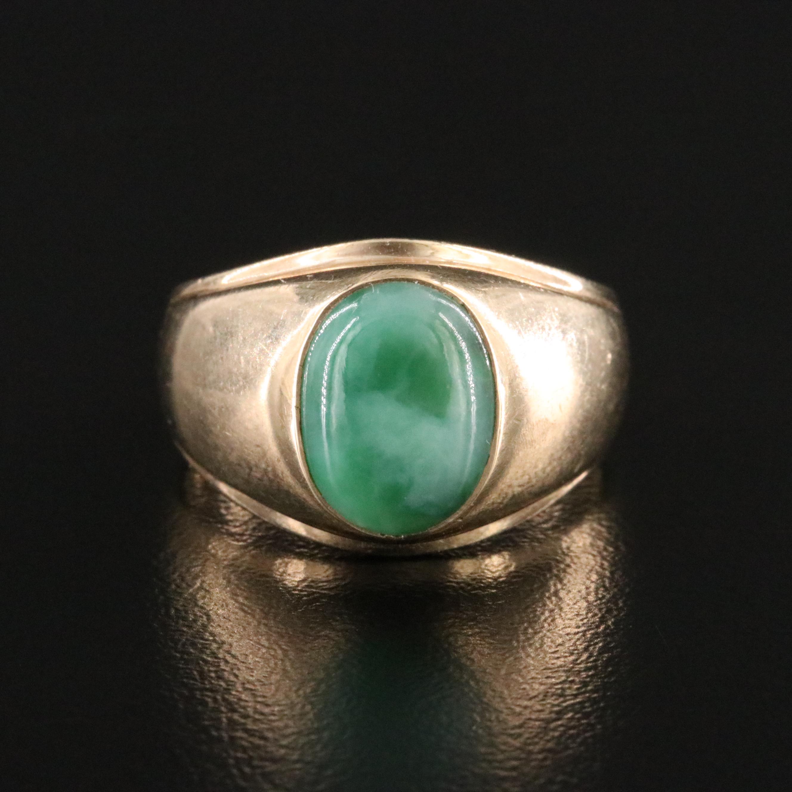 10K Jadeite Ring | EBTH
