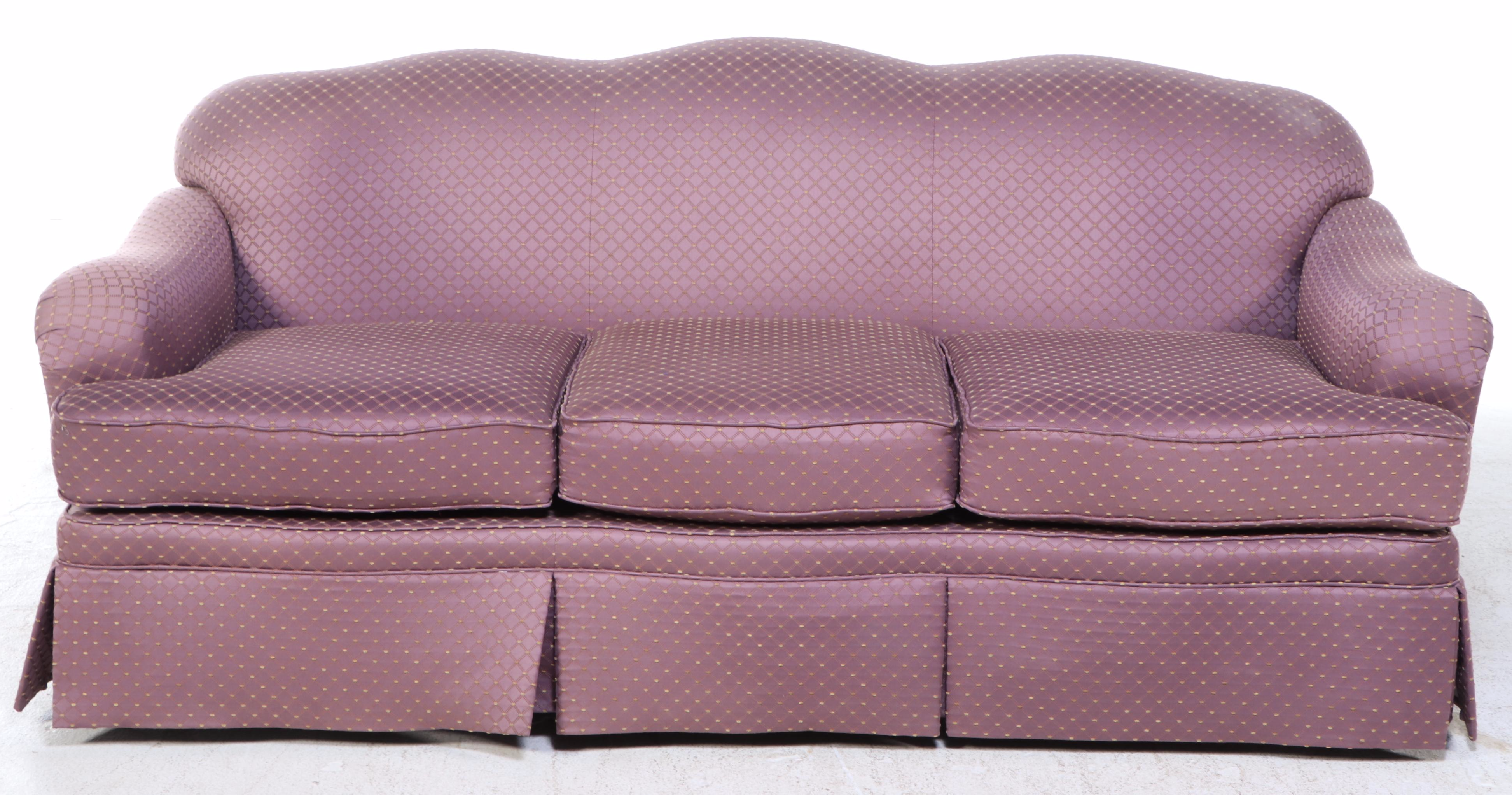 Norwalk Furniture Custom-Upholstered English Roll-Arm Sofa | EBTH