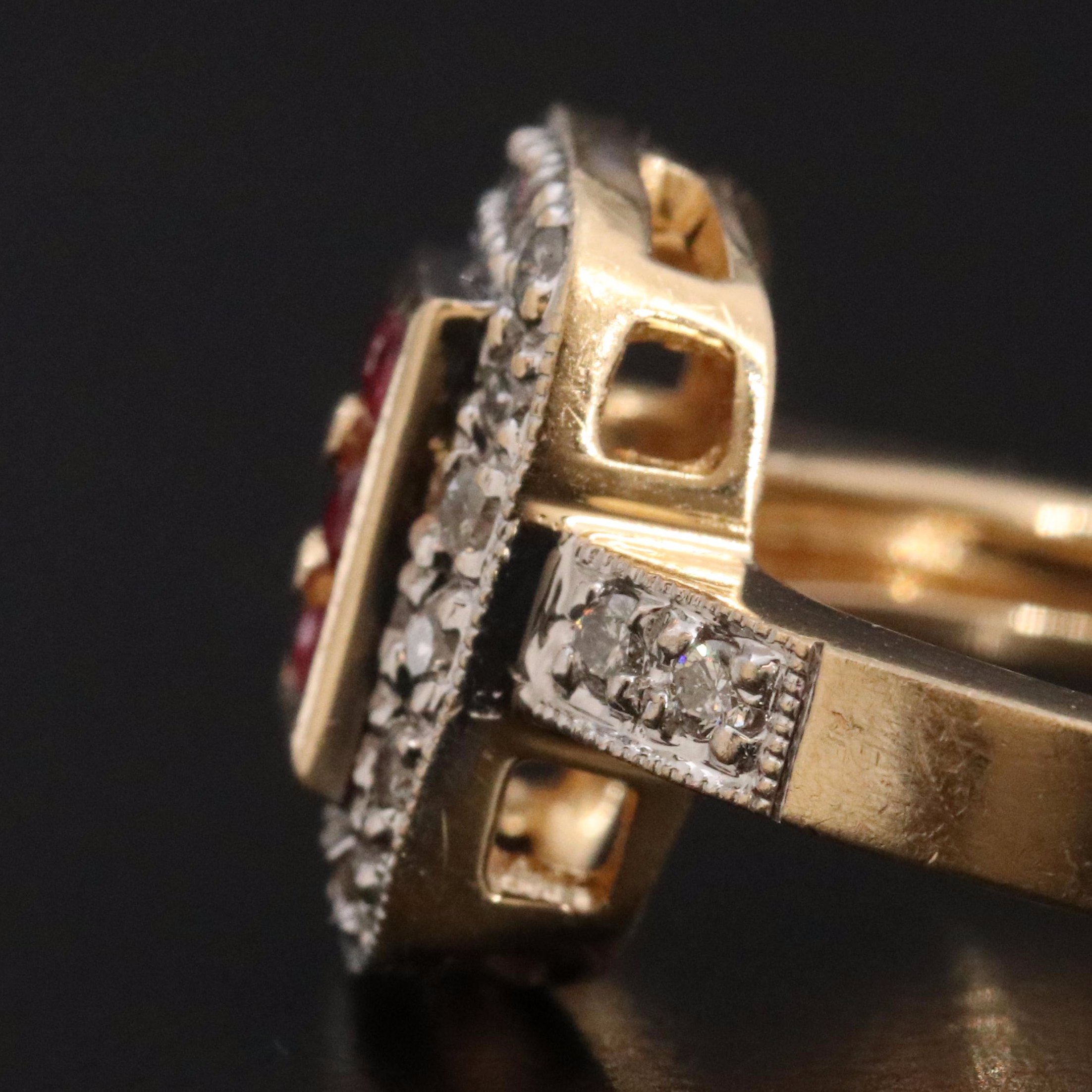 14K Ruby and Diamond Ring | EBTH