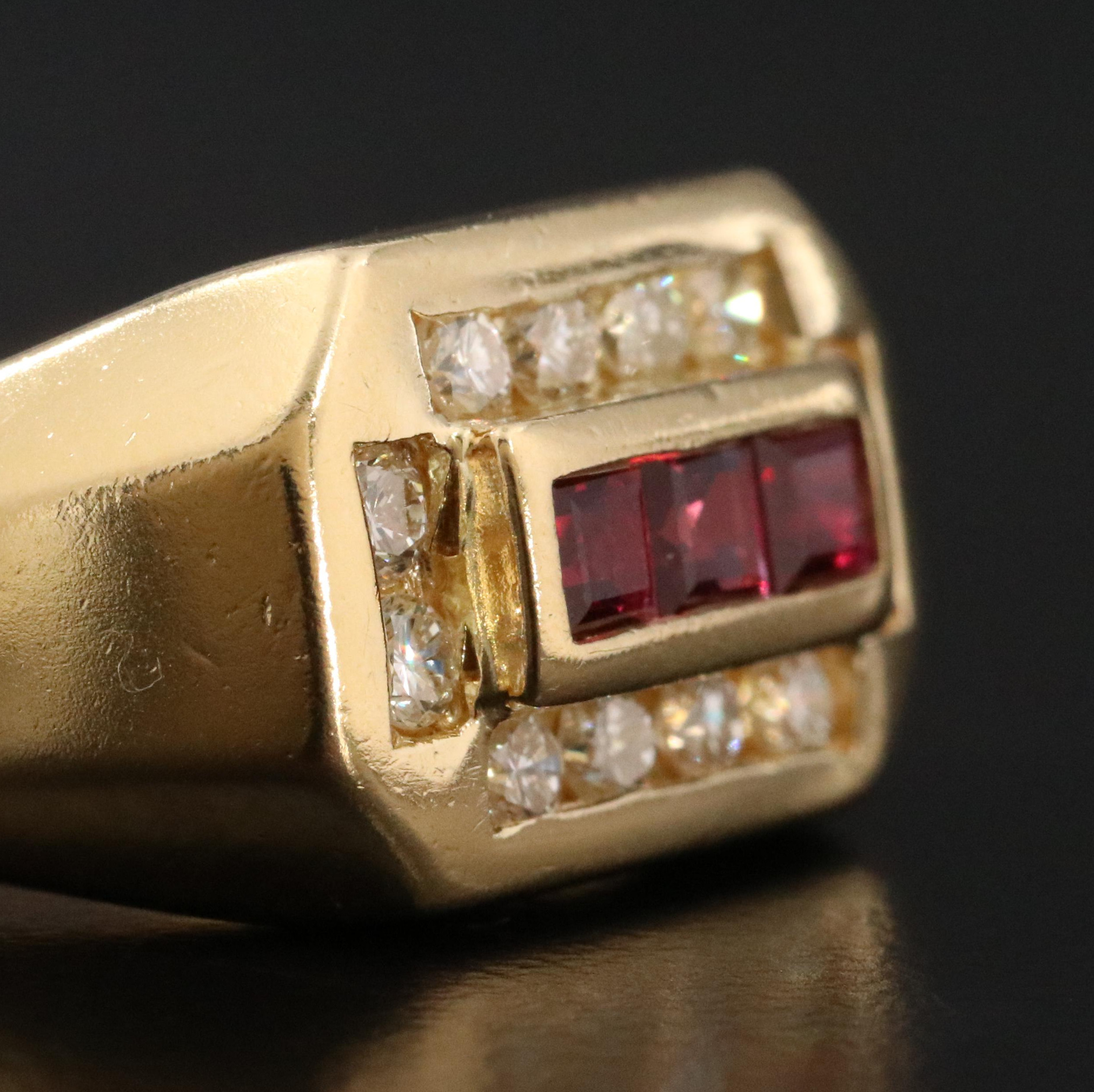18K Ruby and Diamond Ring | EBTH