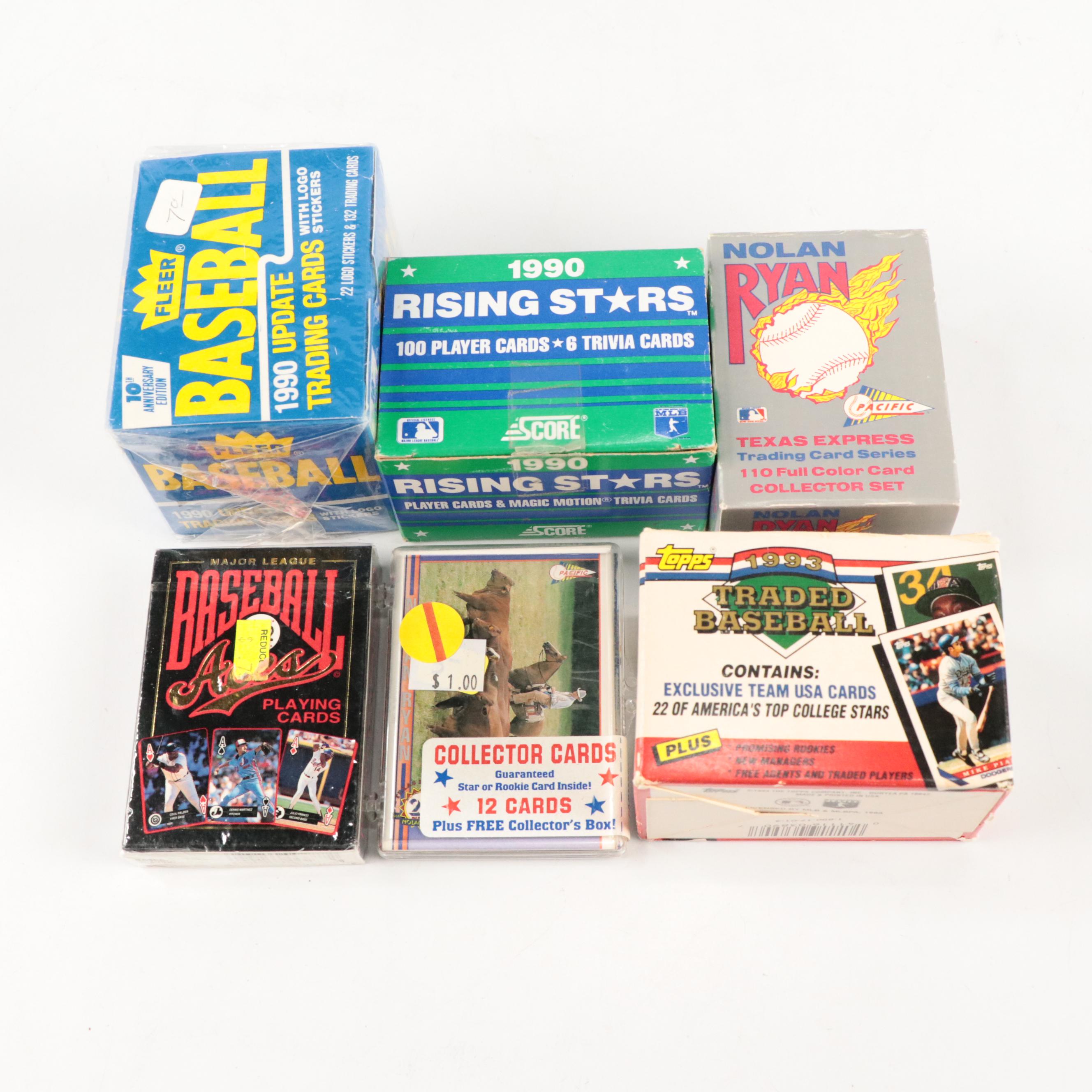 Topps Traded with Other Sealed and Open Sports Trading Card Sets, 1980s ...