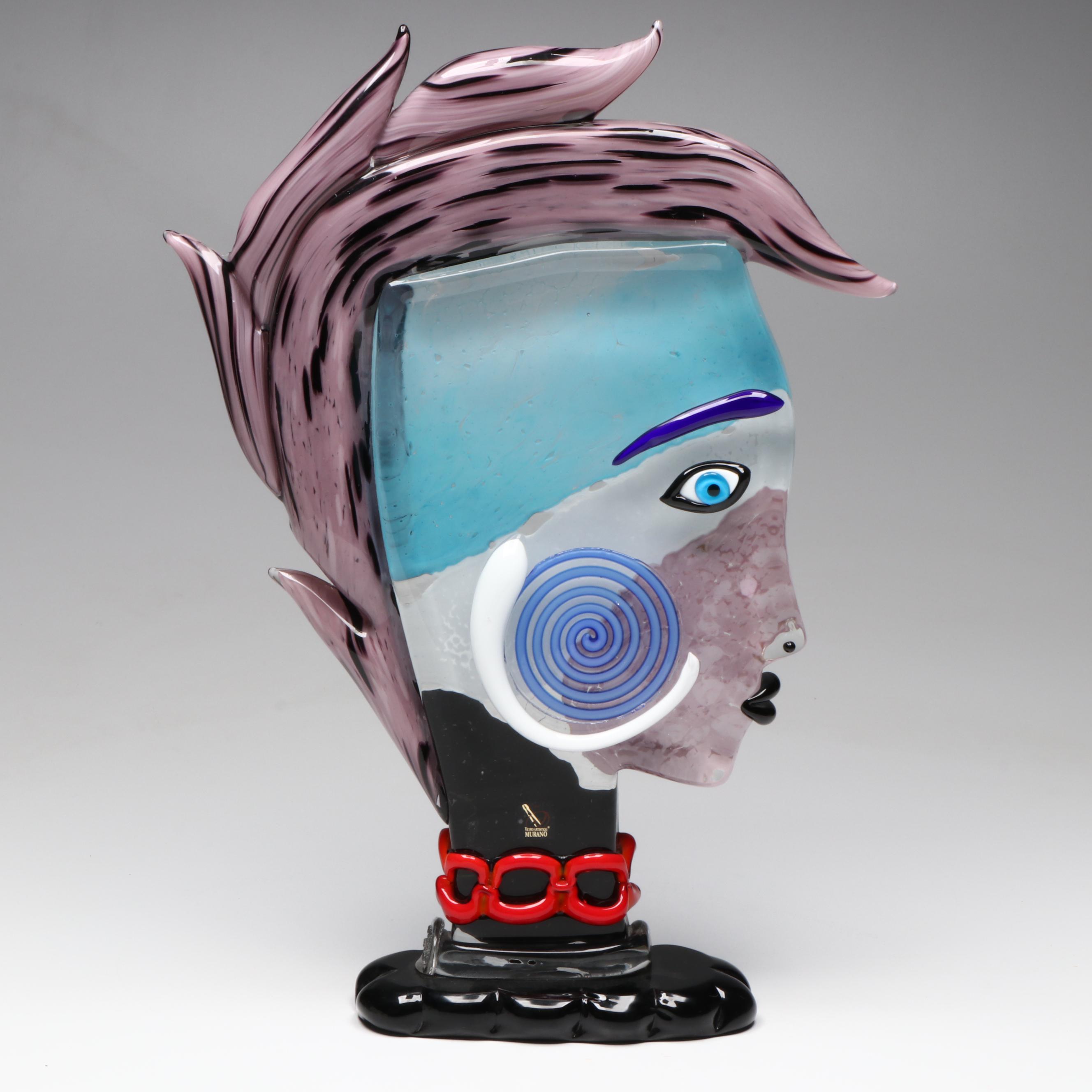 Mario Badioli for Vetro Artistico Murano Figurative Art Glass Sculpture ...