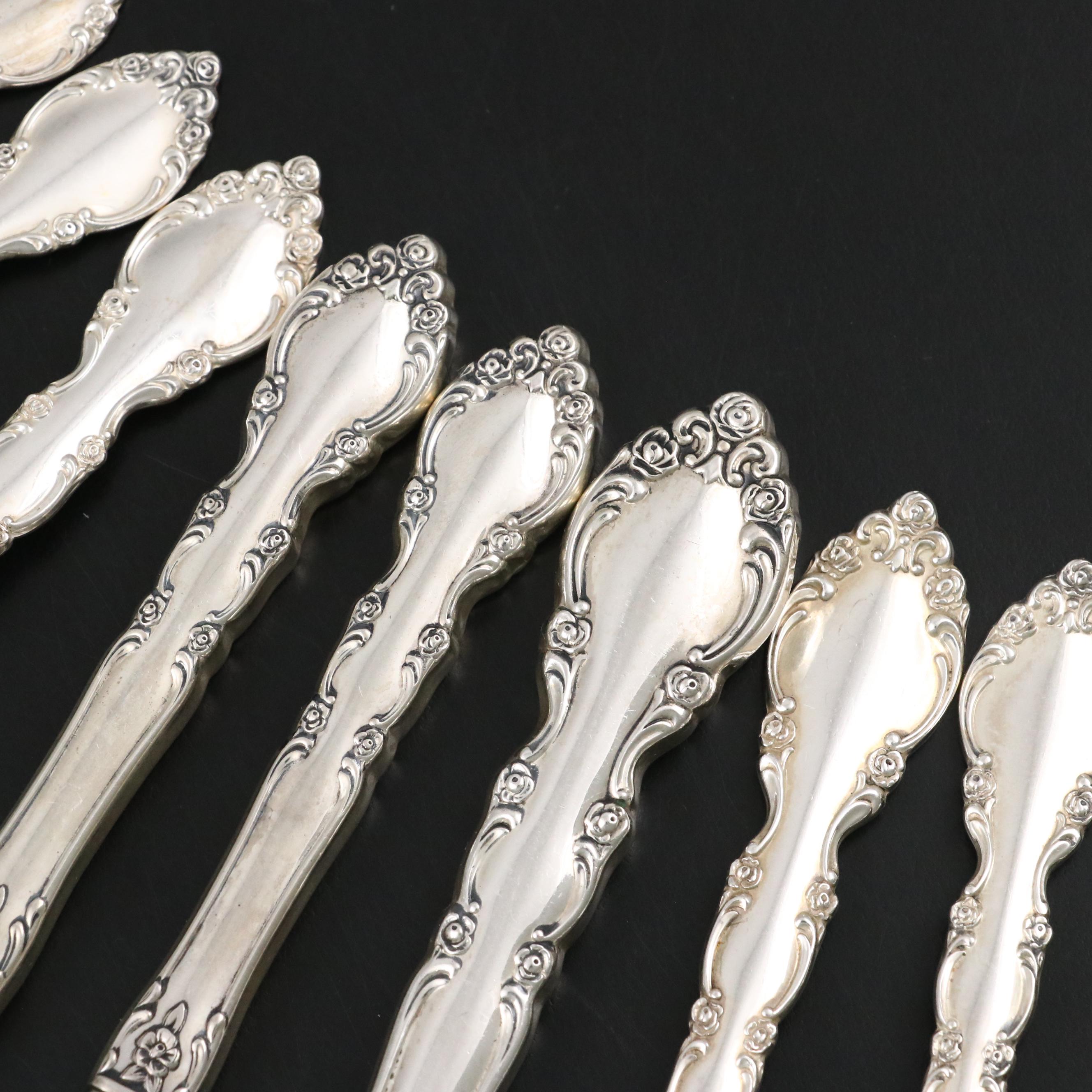 Heirloom Sterling "Grandeur" with Other Flatware and Storage Chest | EBTH