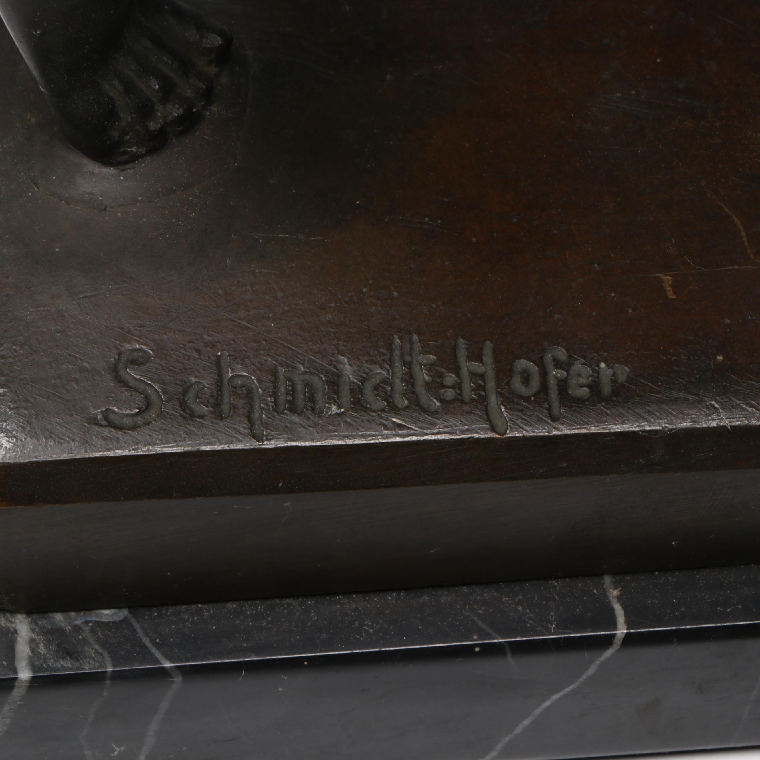 Otto Schmidt-Hofer Bronze "Dancer with Fan" | EBTH