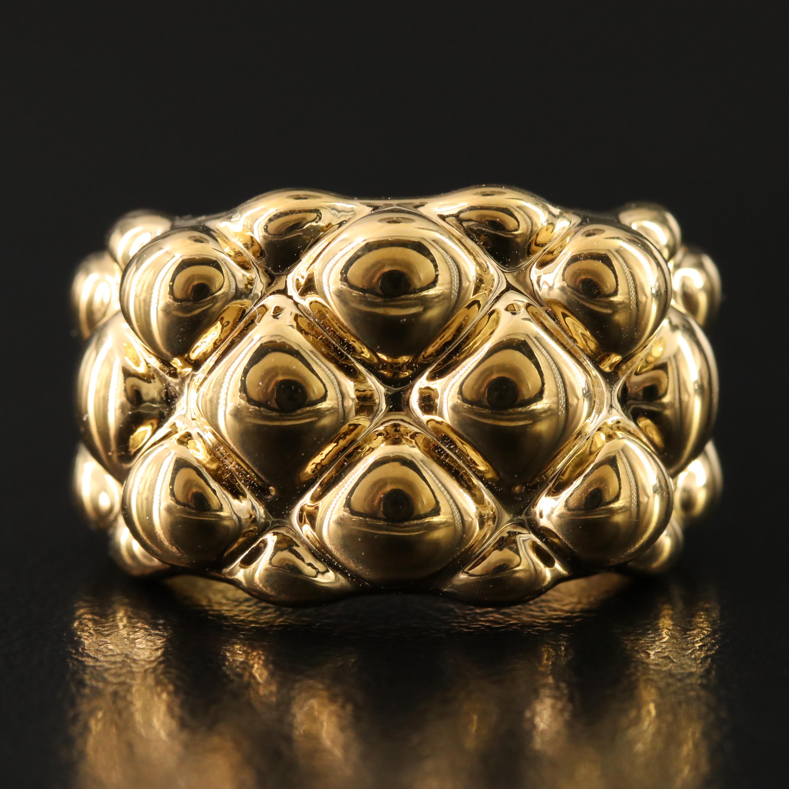 14K Quilted Ring | EBTH