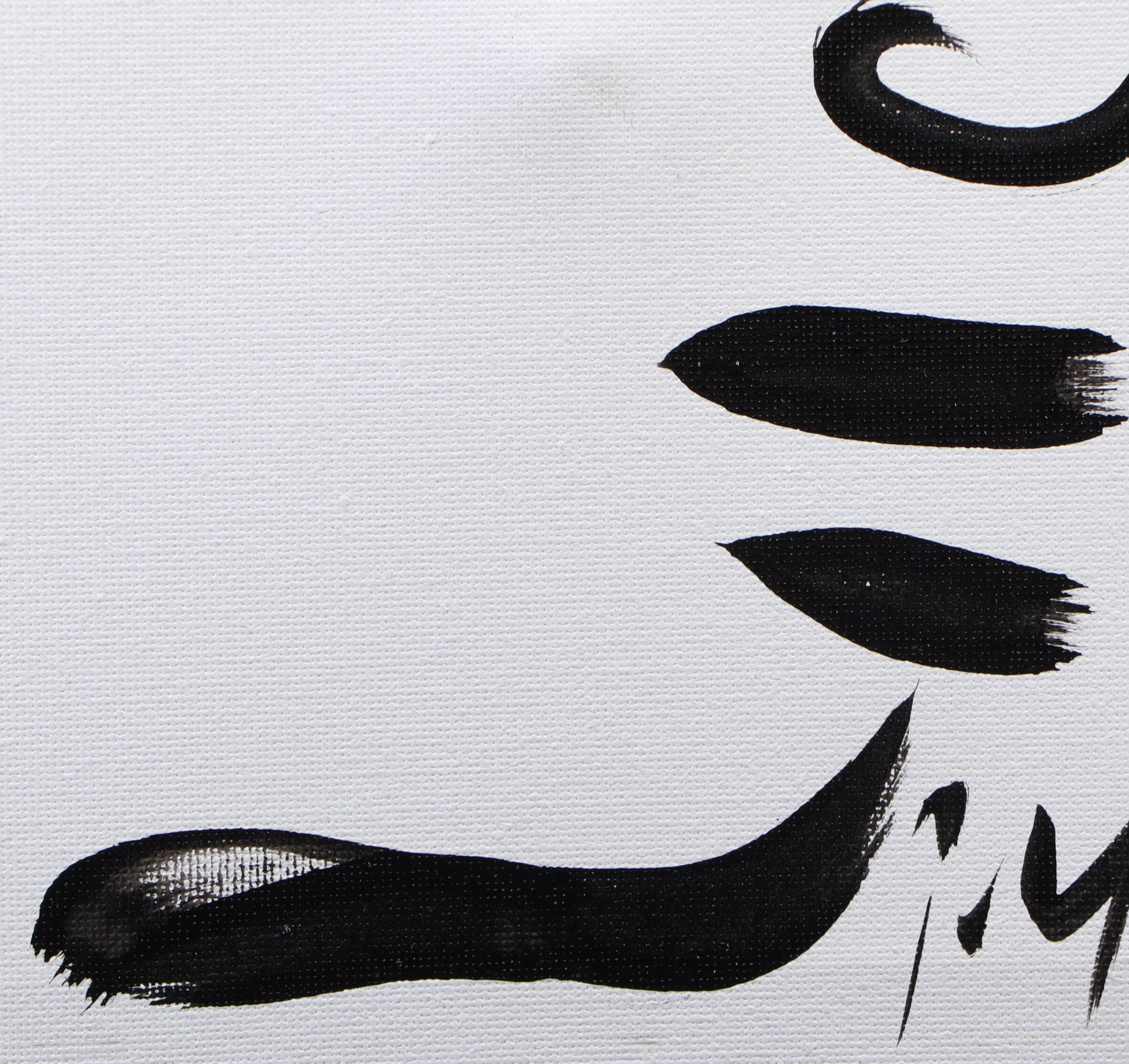 Peter Keil Abstract Acrylic Portrait Painting | EBTH