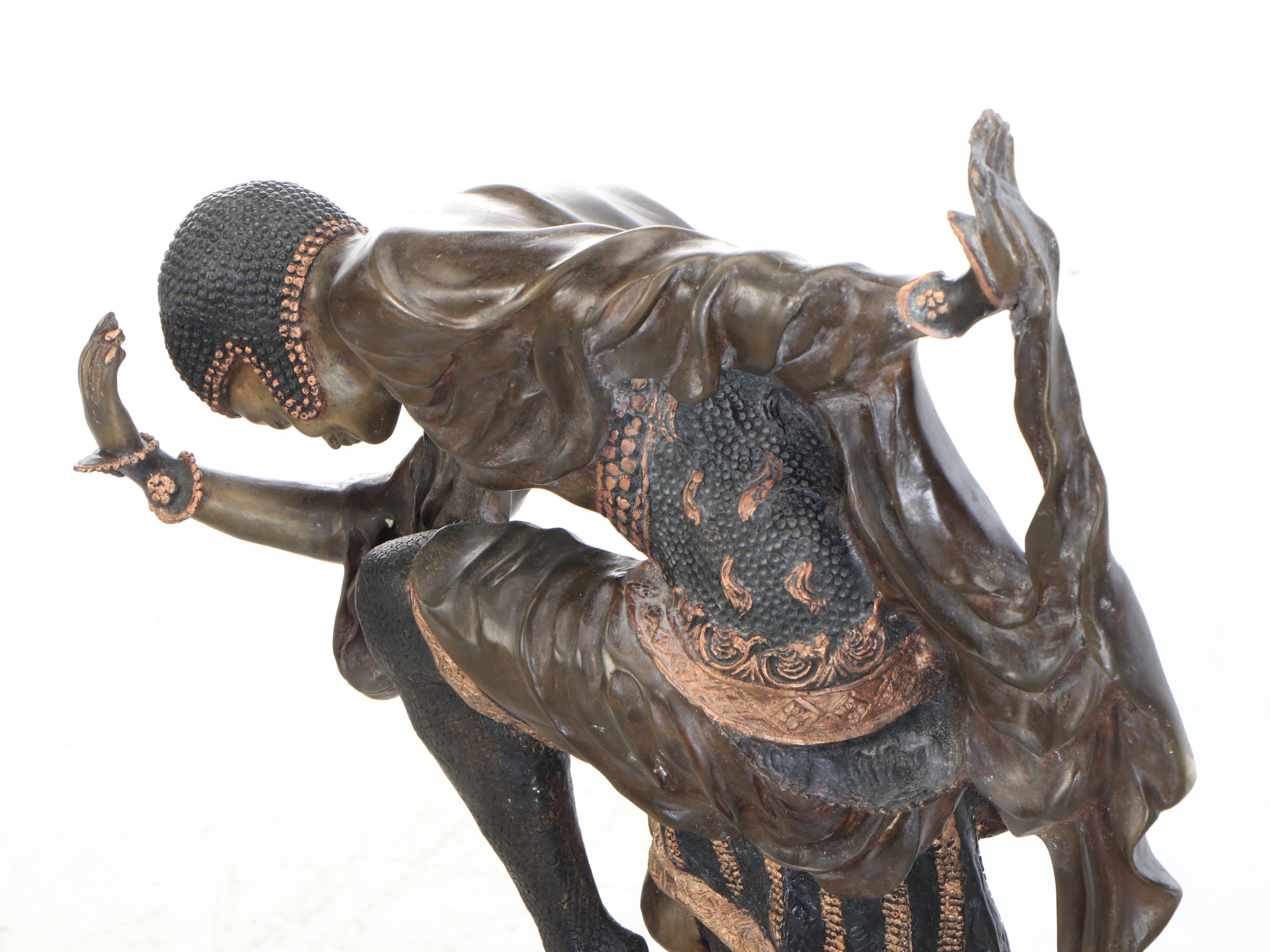 Art Deco Sculpture "La Danseuse d’Ankara" After Claire Jeanne Roberte ...