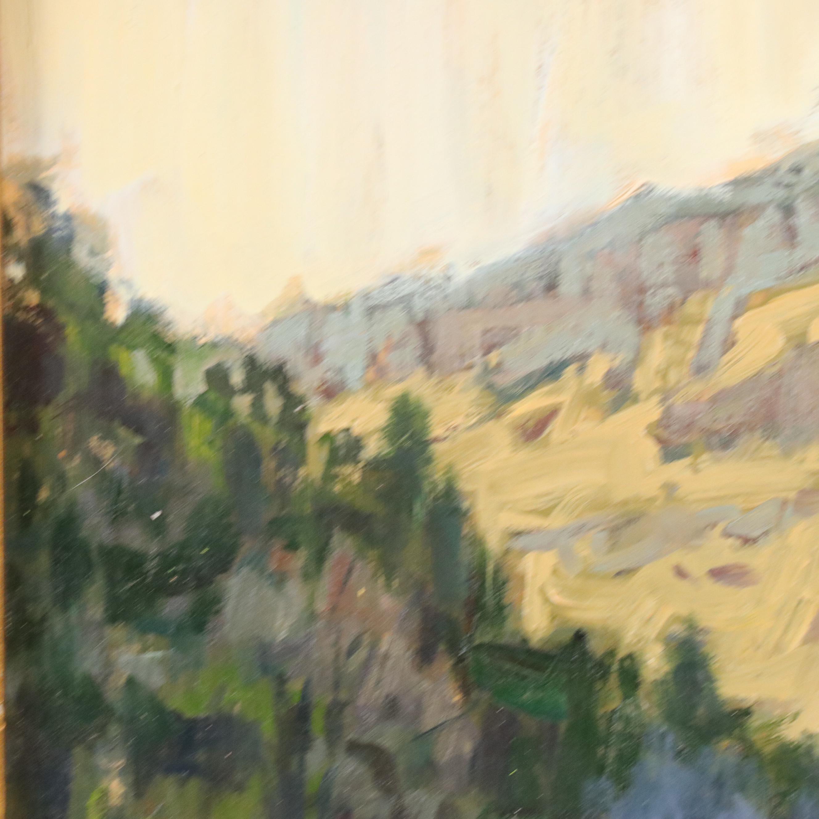 Susie Hyer Plein Air Landscape Oil Painting "Taos Gorge Rec Area" | EBTH