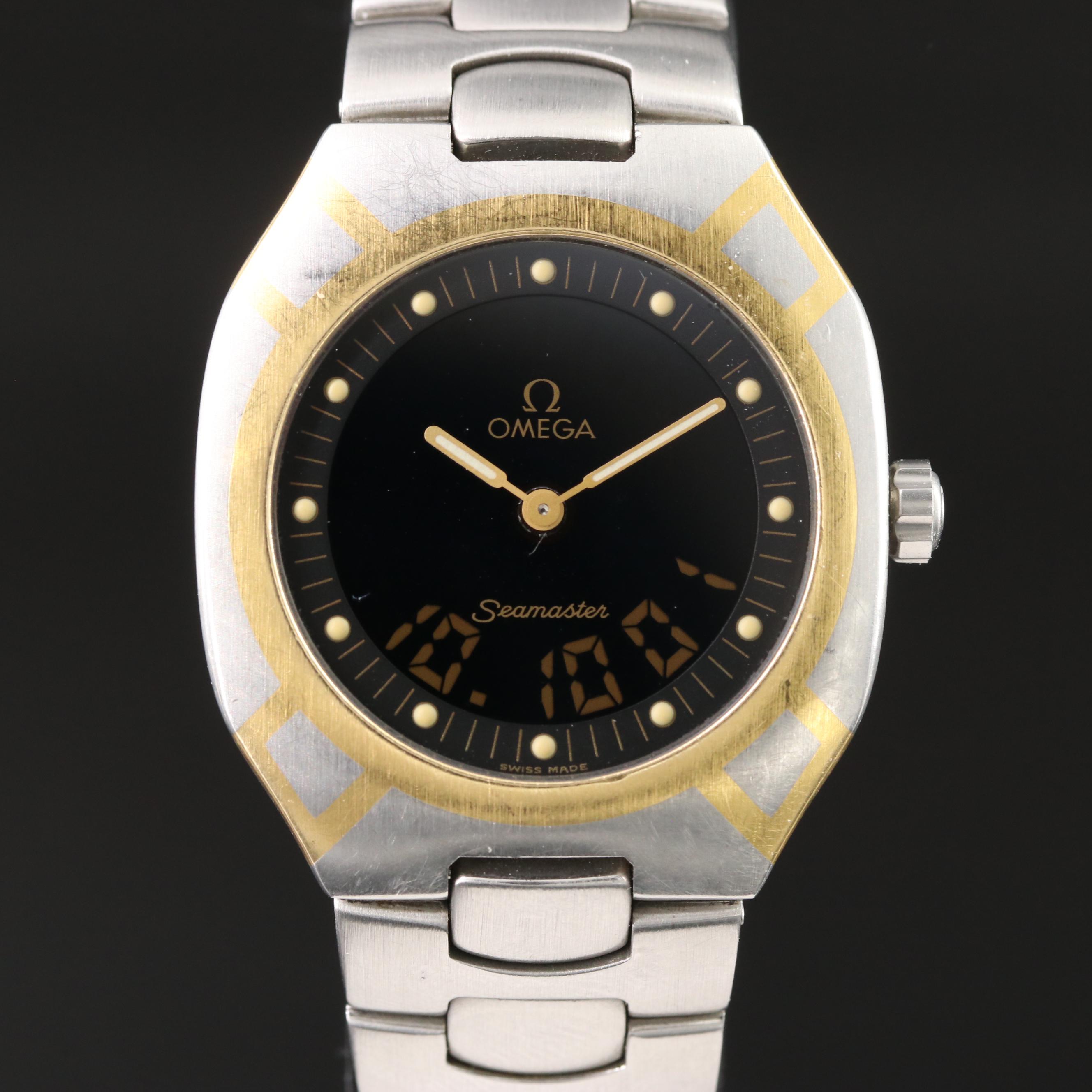 Vintage Omega Seamaster Polaris 386.0822 32mm Steel Quartz Watch | EBTH