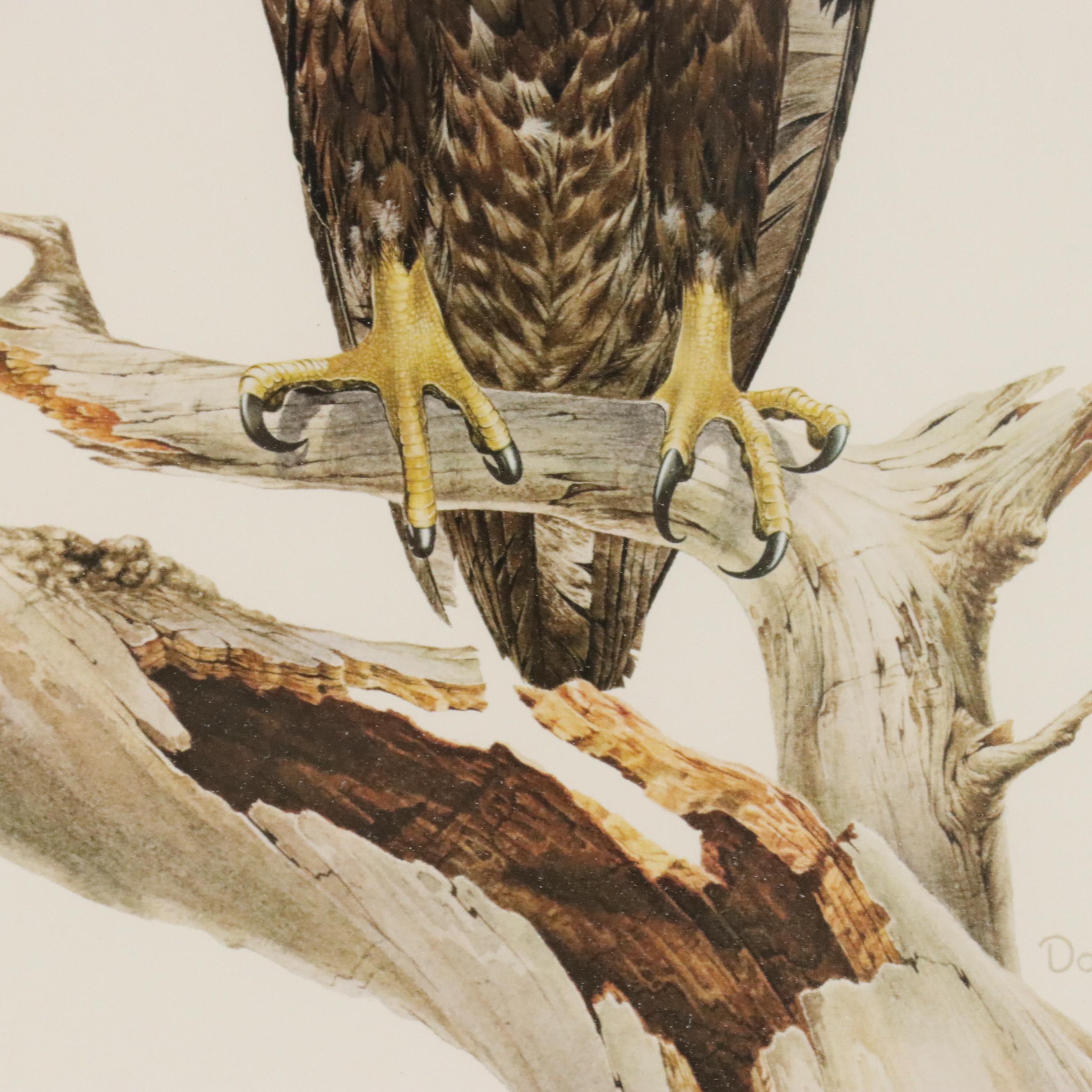 Don Whitlatch Offset Lithograph "Bald Eagle," 1974 | EBTH