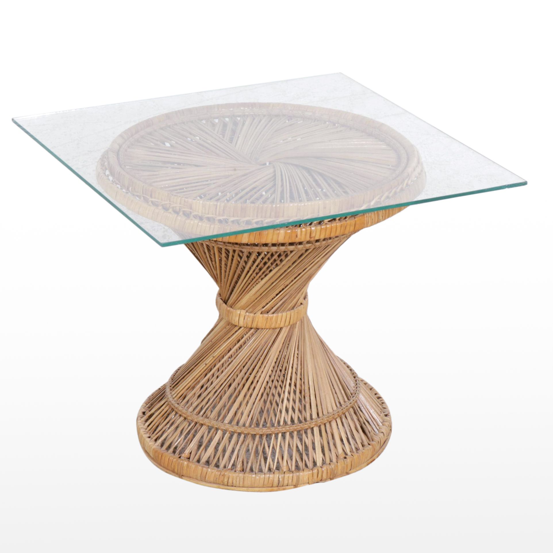 Split Cane Twist Accent Table | EBTH
