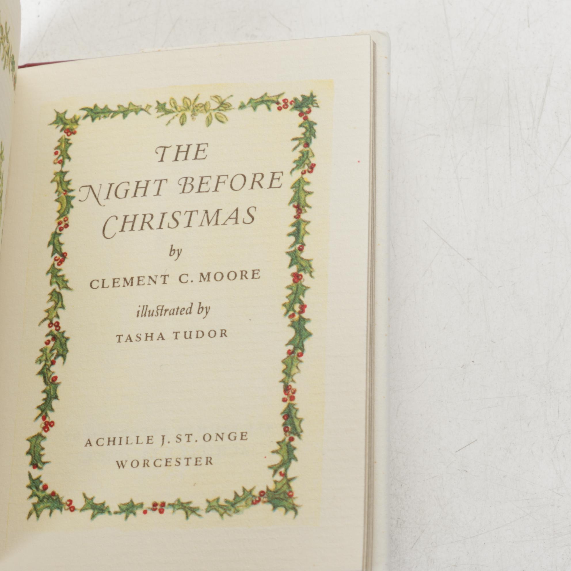 Signed "Take Joy!" Tasha Tudor & Other Christmas Books | EBTH