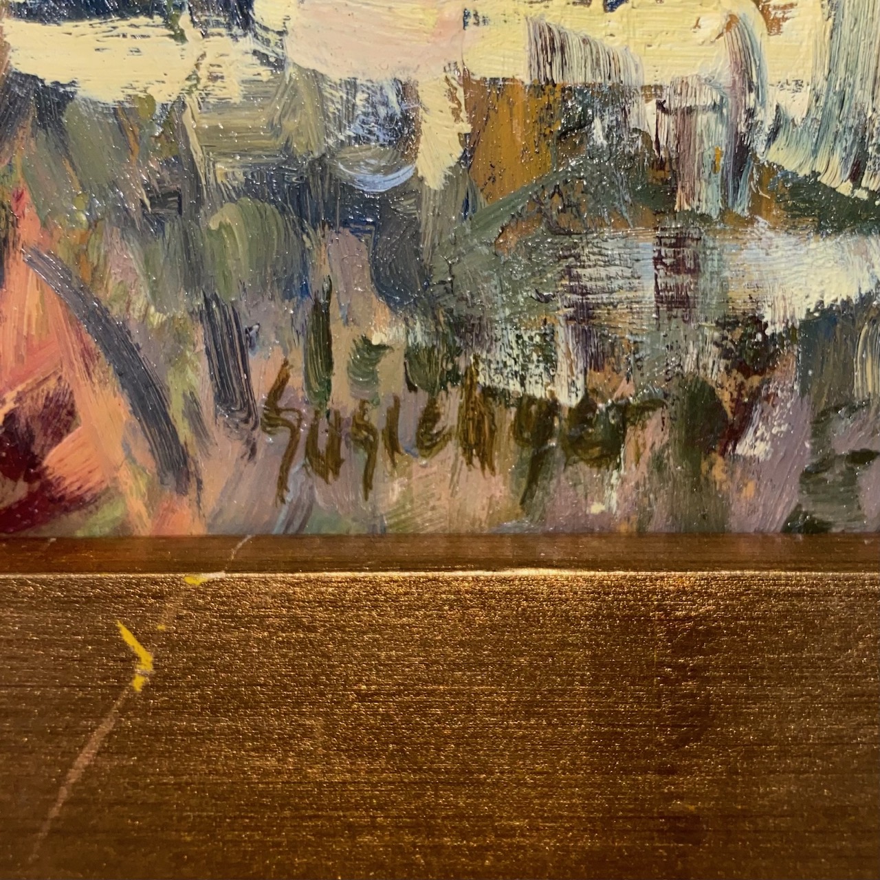 Susie Hyer Plein Air Landscape Oil Painting "Taos Gorge Rec Area" | EBTH