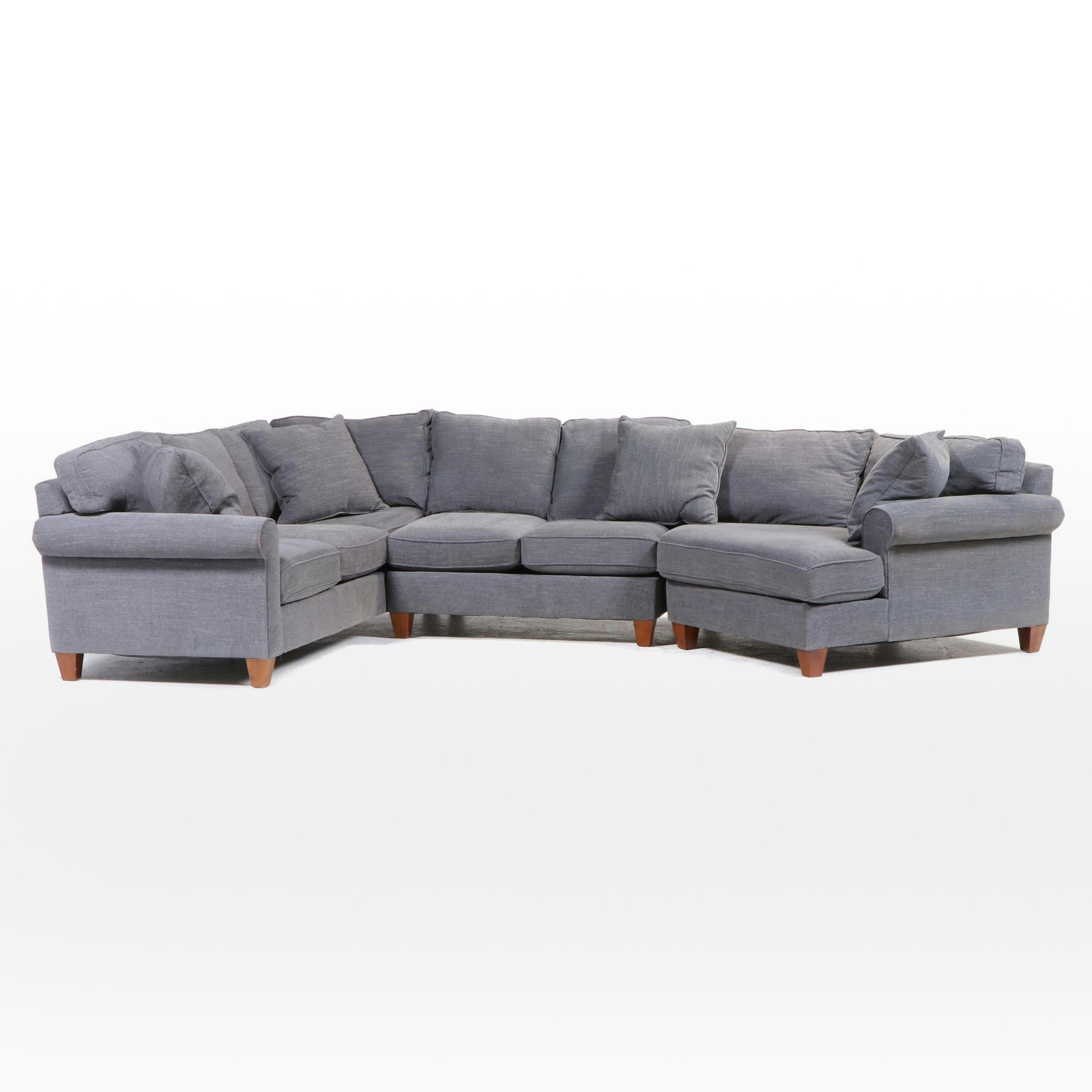 Haverty's "Cotey" Three-Piece Upholstered Sectional Sofa | EBTH