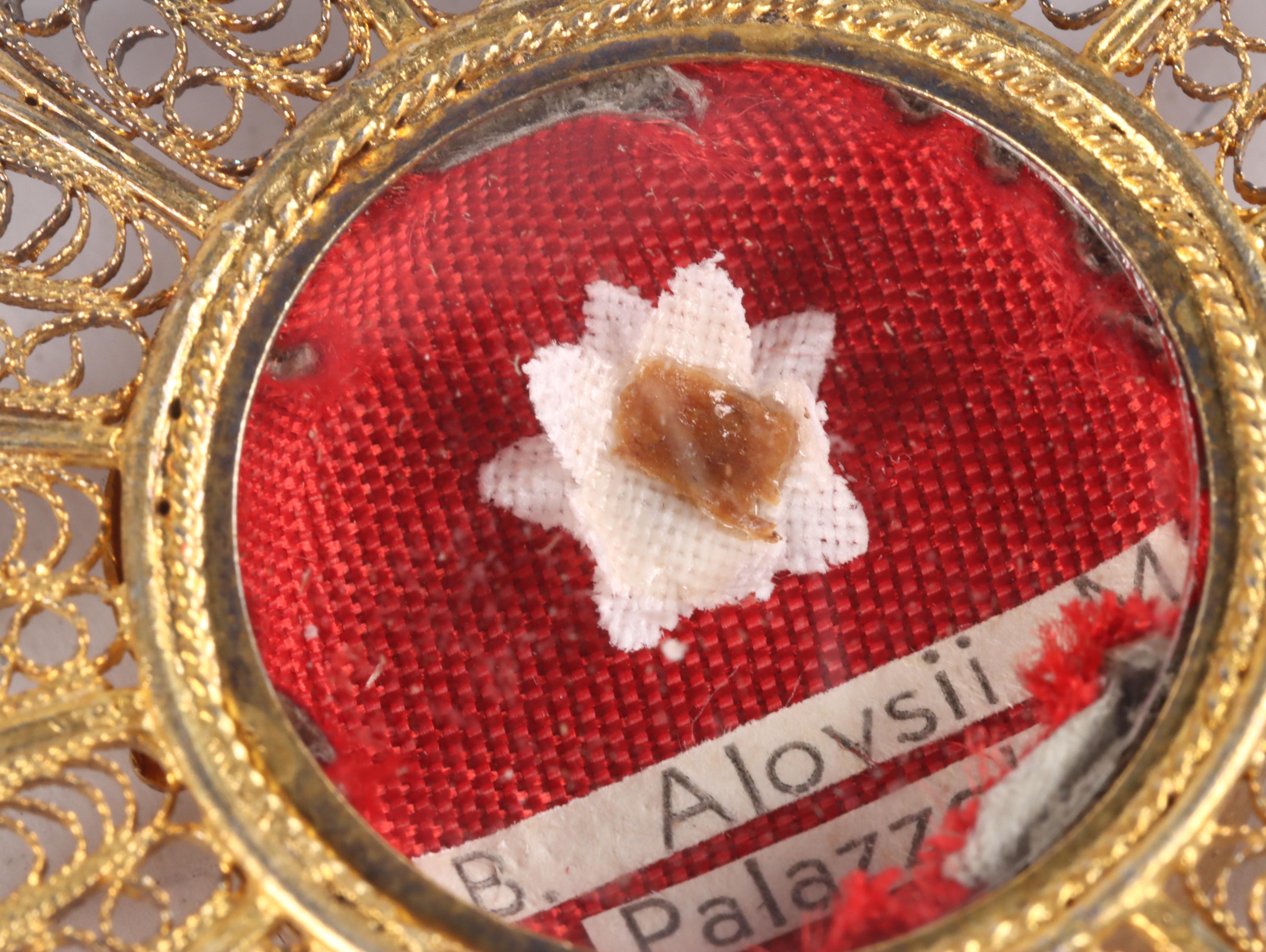 First Class Relic of Aloysius Maria Palazzolo in Reliquary with Seal | EBTH