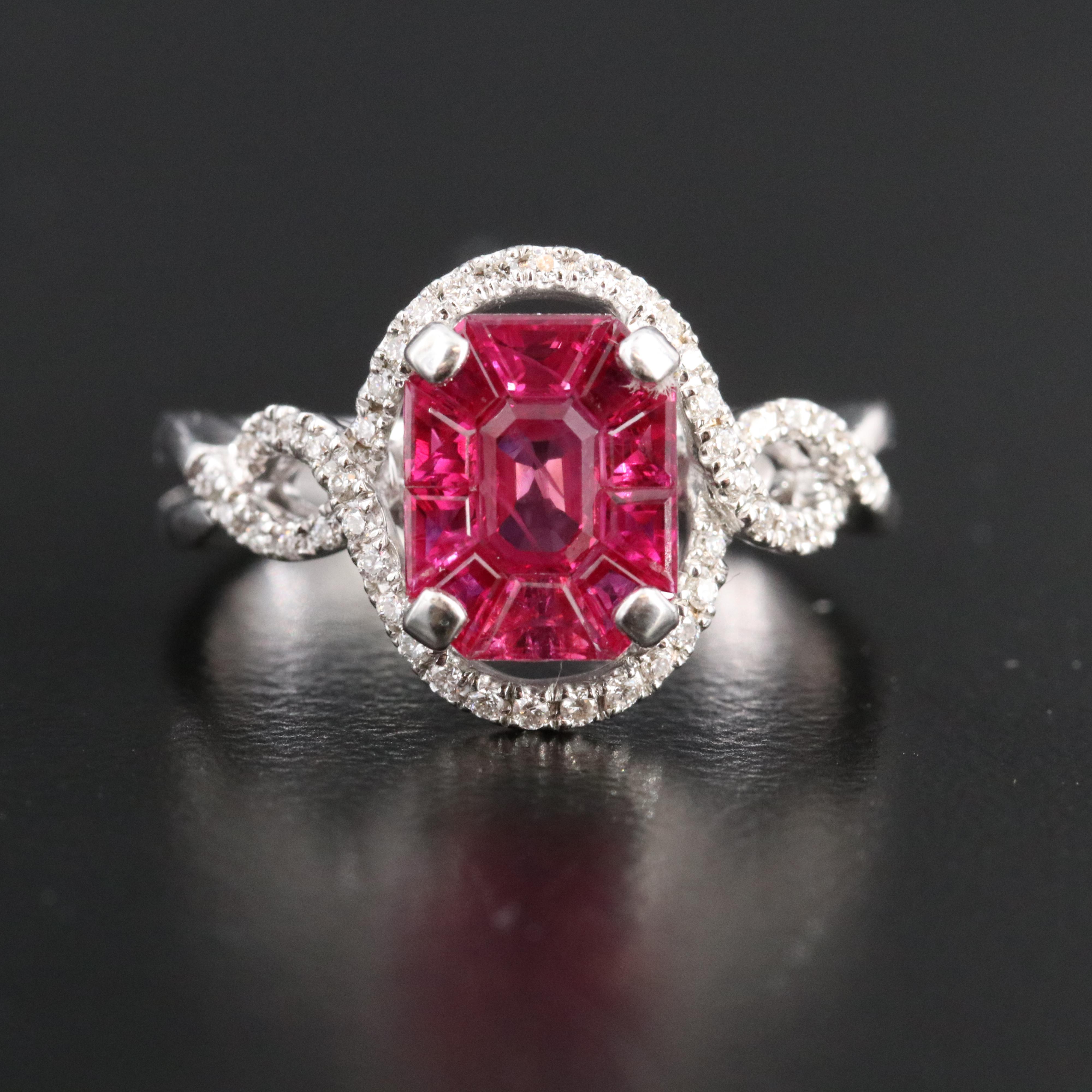 18K Ruby and Diamond Ring | EBTH