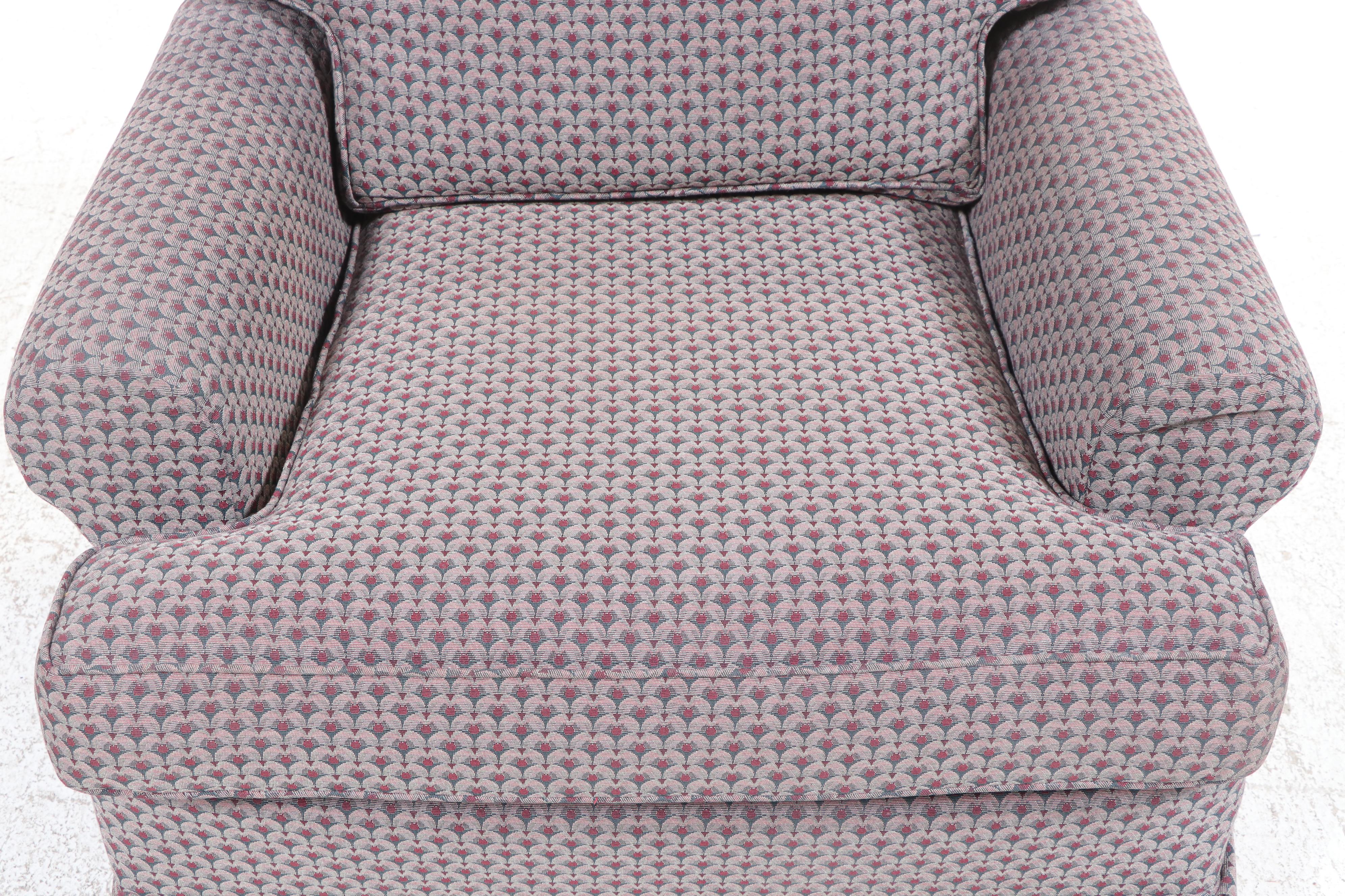 Custom-Upholstered Roll-Arm Easy Chair | EBTH