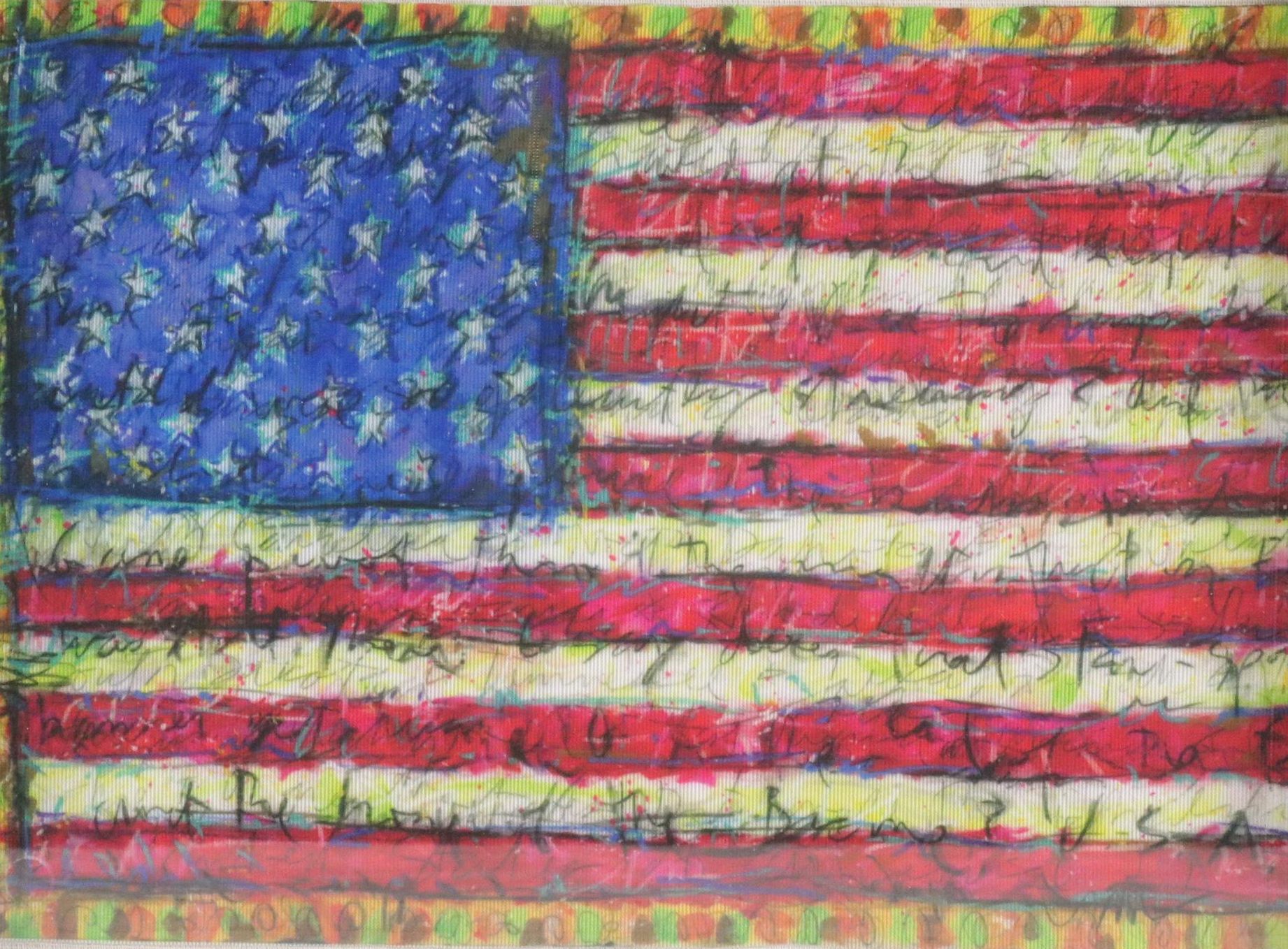 Tim Yanke Lenticular American Flag Print "Yankee Doodle," Circa 2000 | EBTH