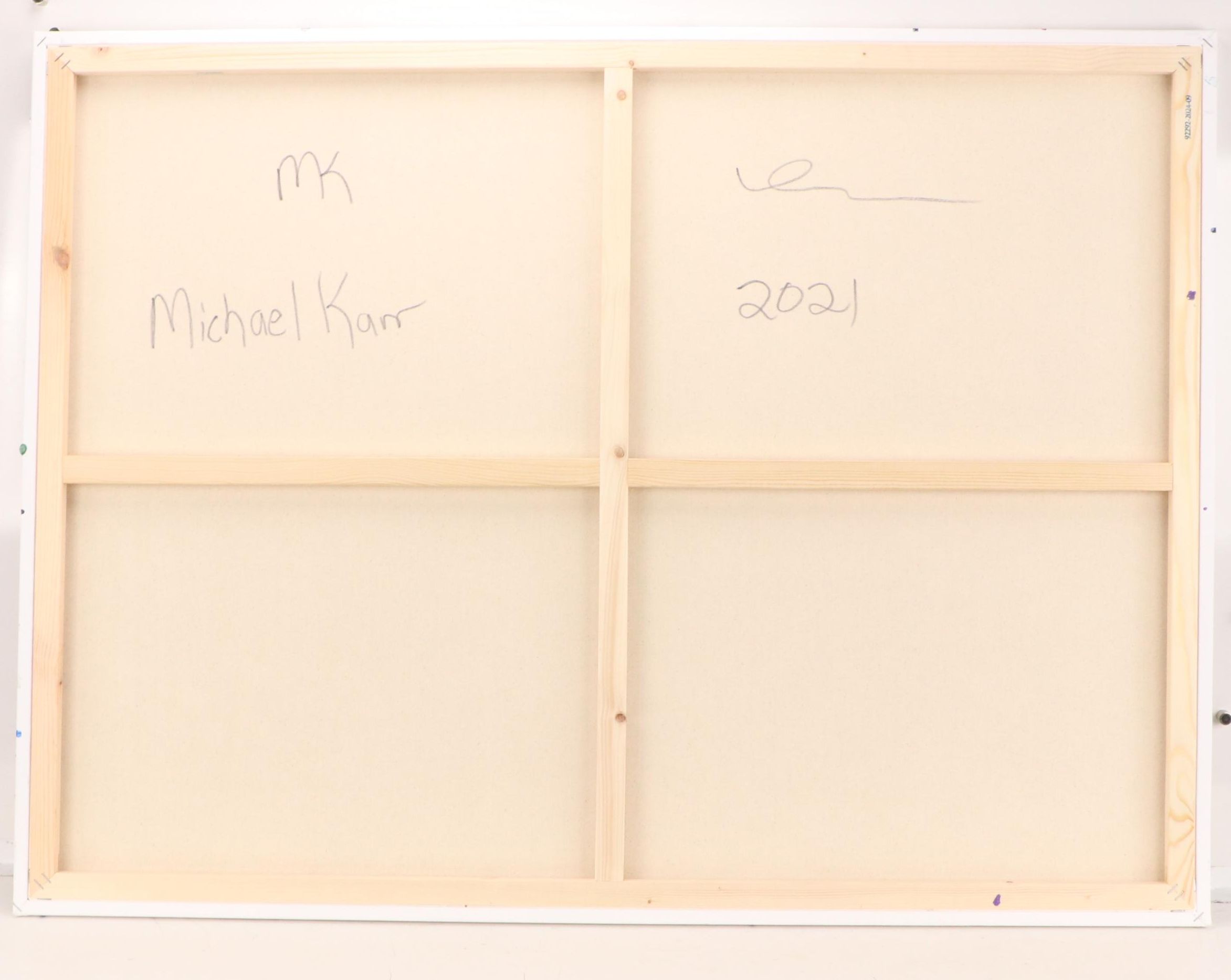 Michael Karr Abstract Expressionistic Acrylic Painting, 2021 | EBTH