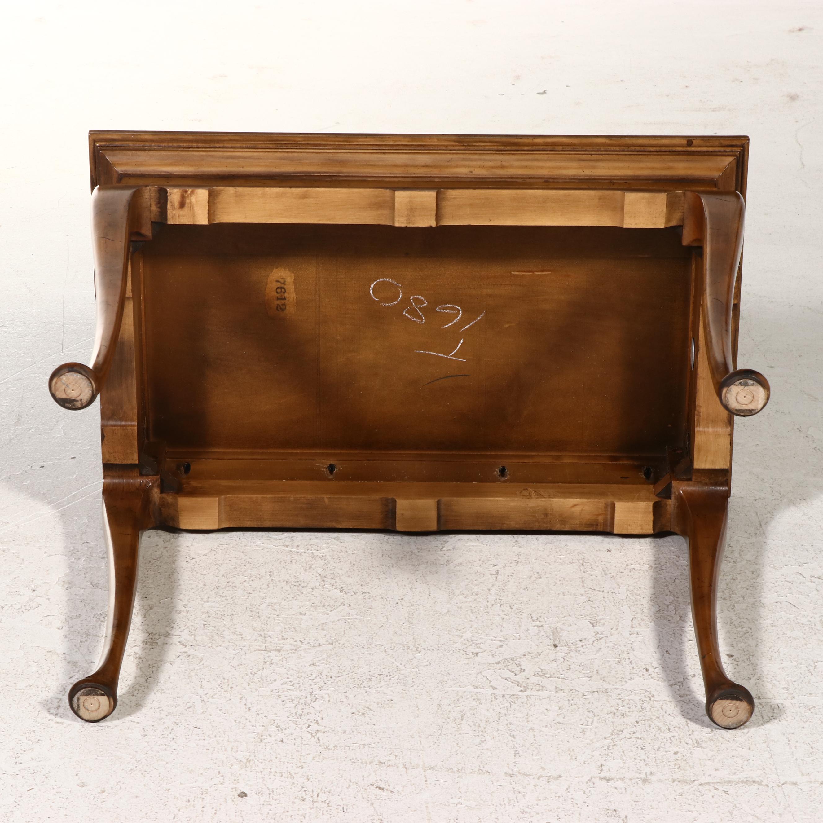 Baker Furniture Queen Anne Style Maple Table | EBTH