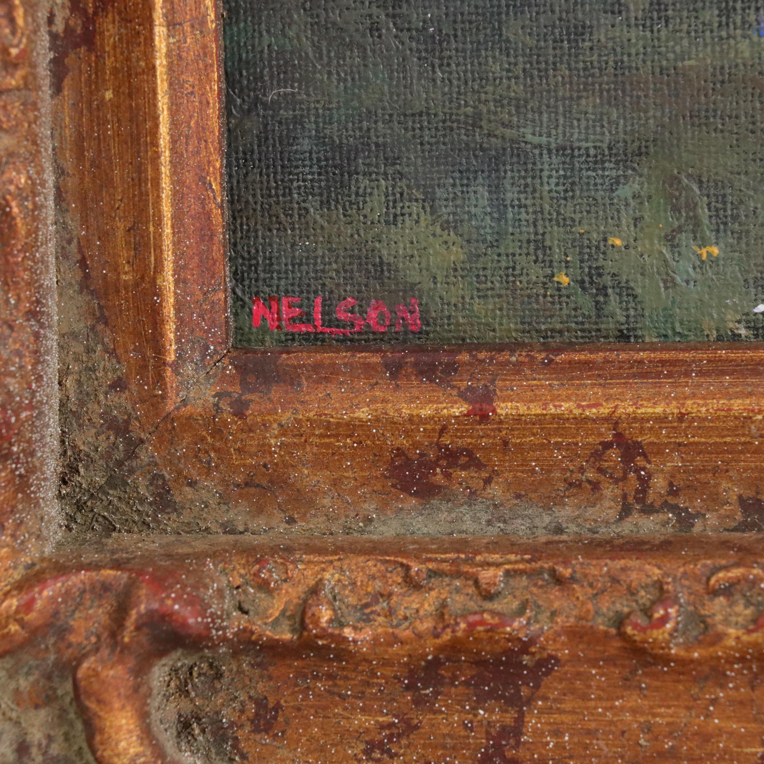 Nelson Sunset Landscape Oil Painting, 21st Century | EBTH