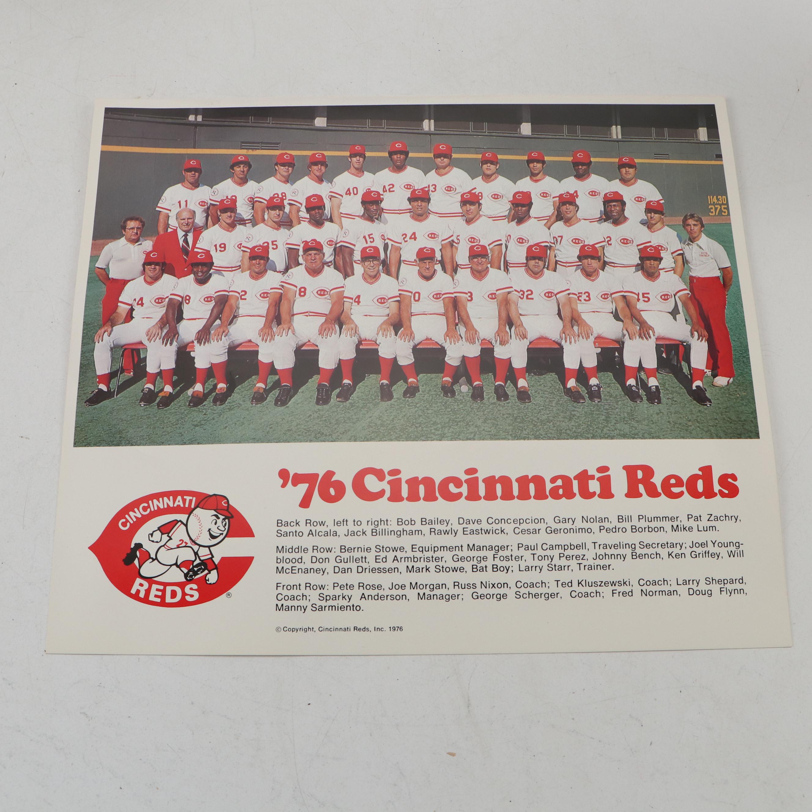 Cincinnati Reds Programs, Tickets, Team Photo Print, and More | EBTH