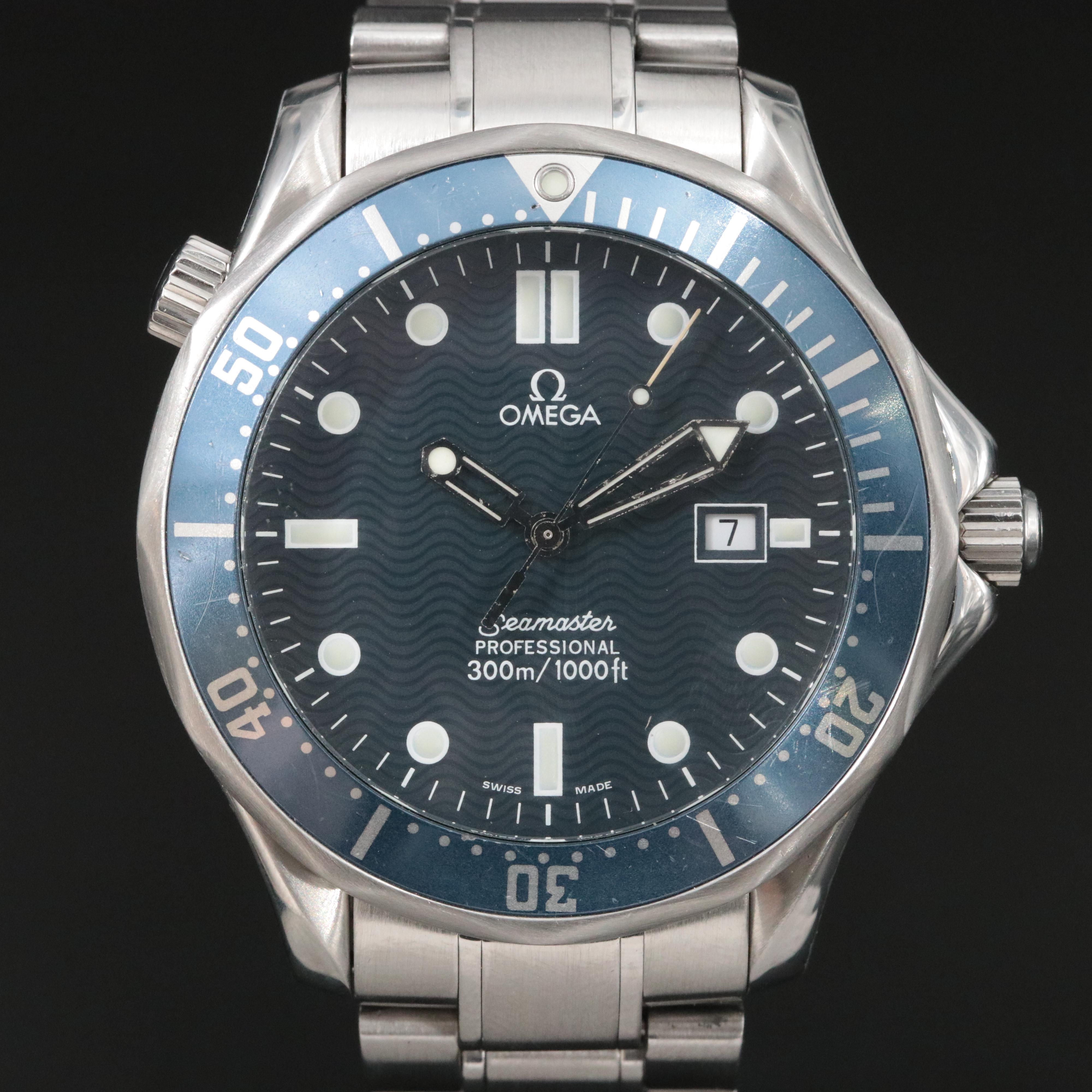 Omega Seamaster Professional 300M Stainless Steel Watch | EBTH