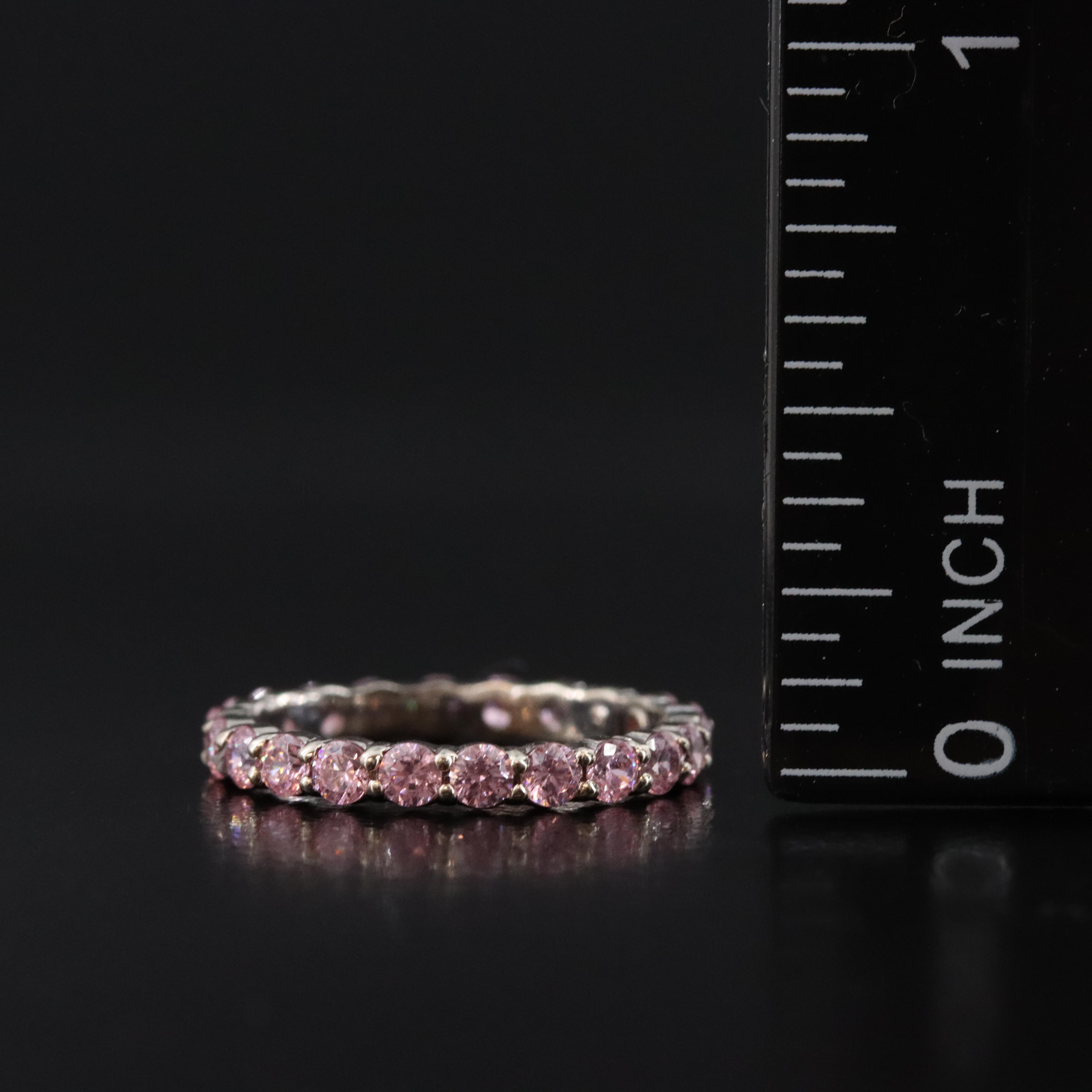 14K Swarovski Crystal and Cubic Zirconia Eternity Band | EBTH