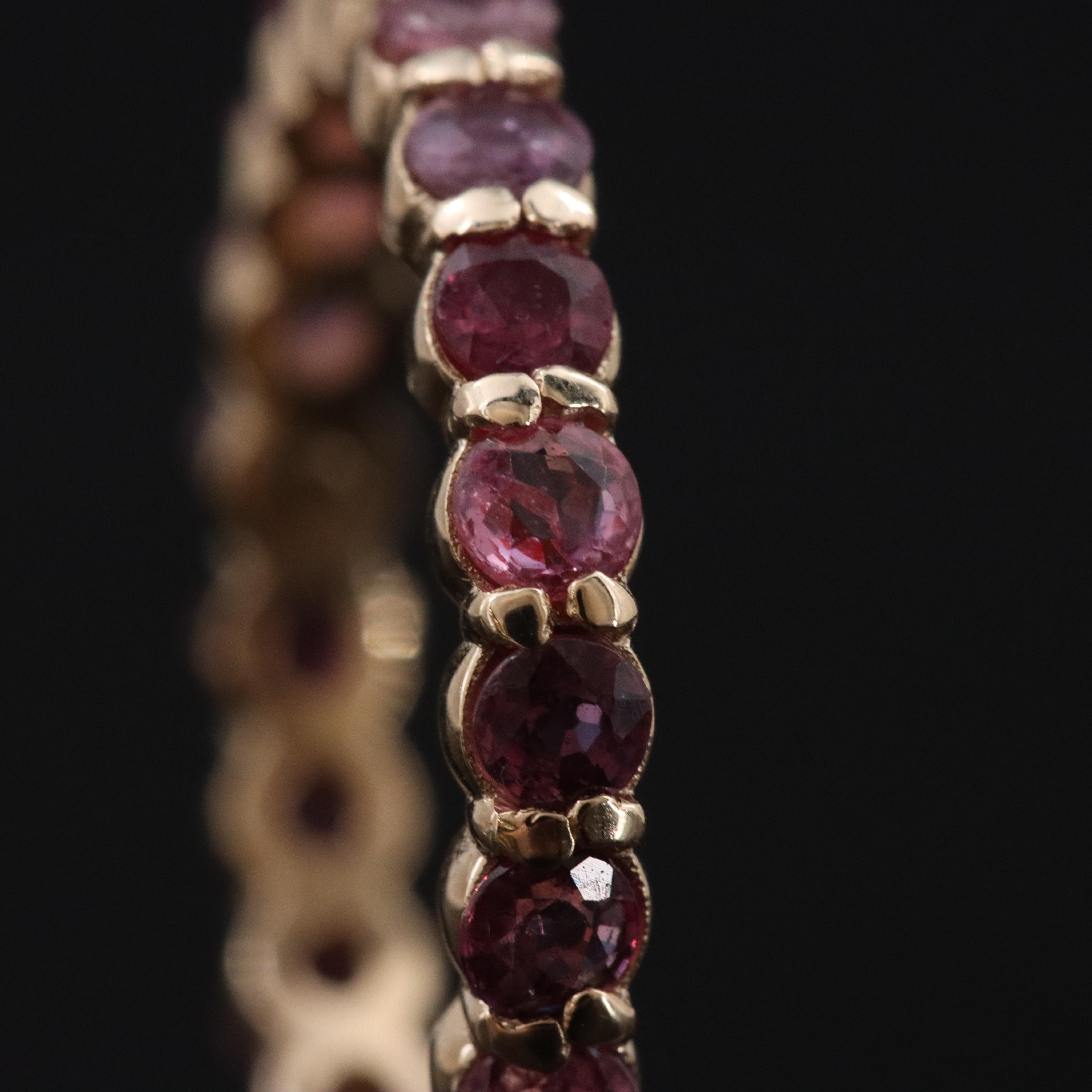 14K Ruby Eternity Ring | EBTH
