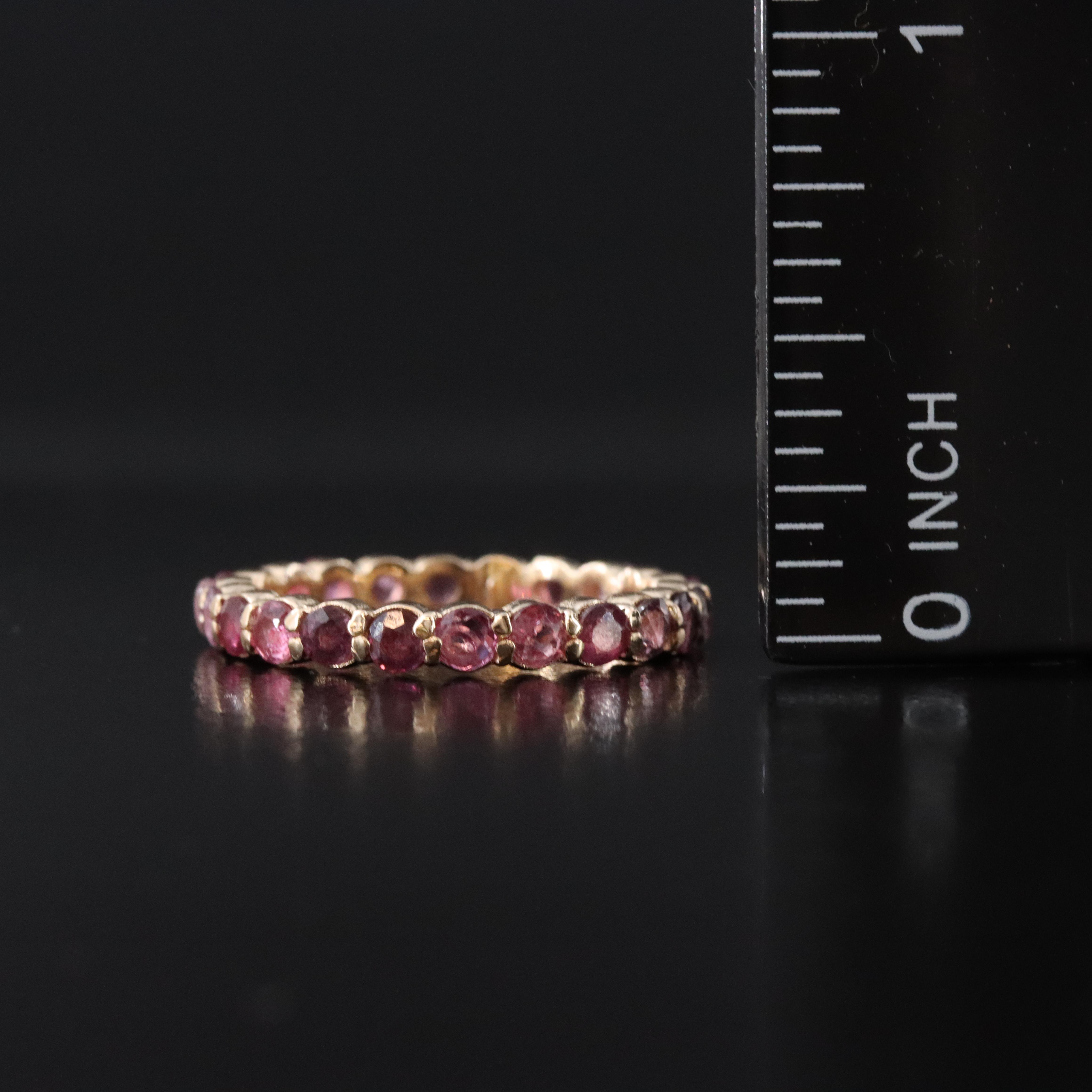 14K Ruby Eternity Ring | EBTH
