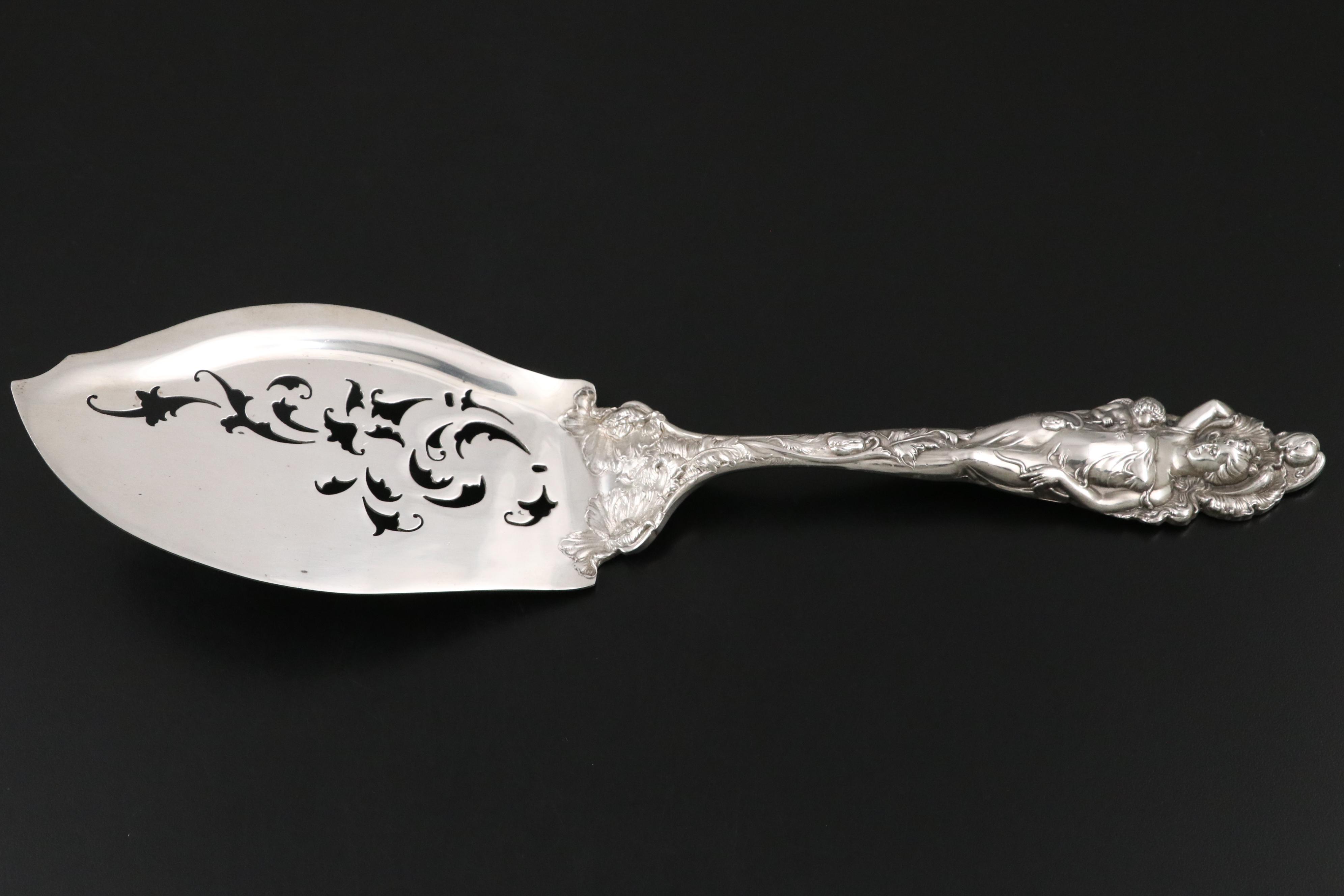 Reed & Barton "Love Disarmed" Sterling Silver Fish Serving Knife | EBTH