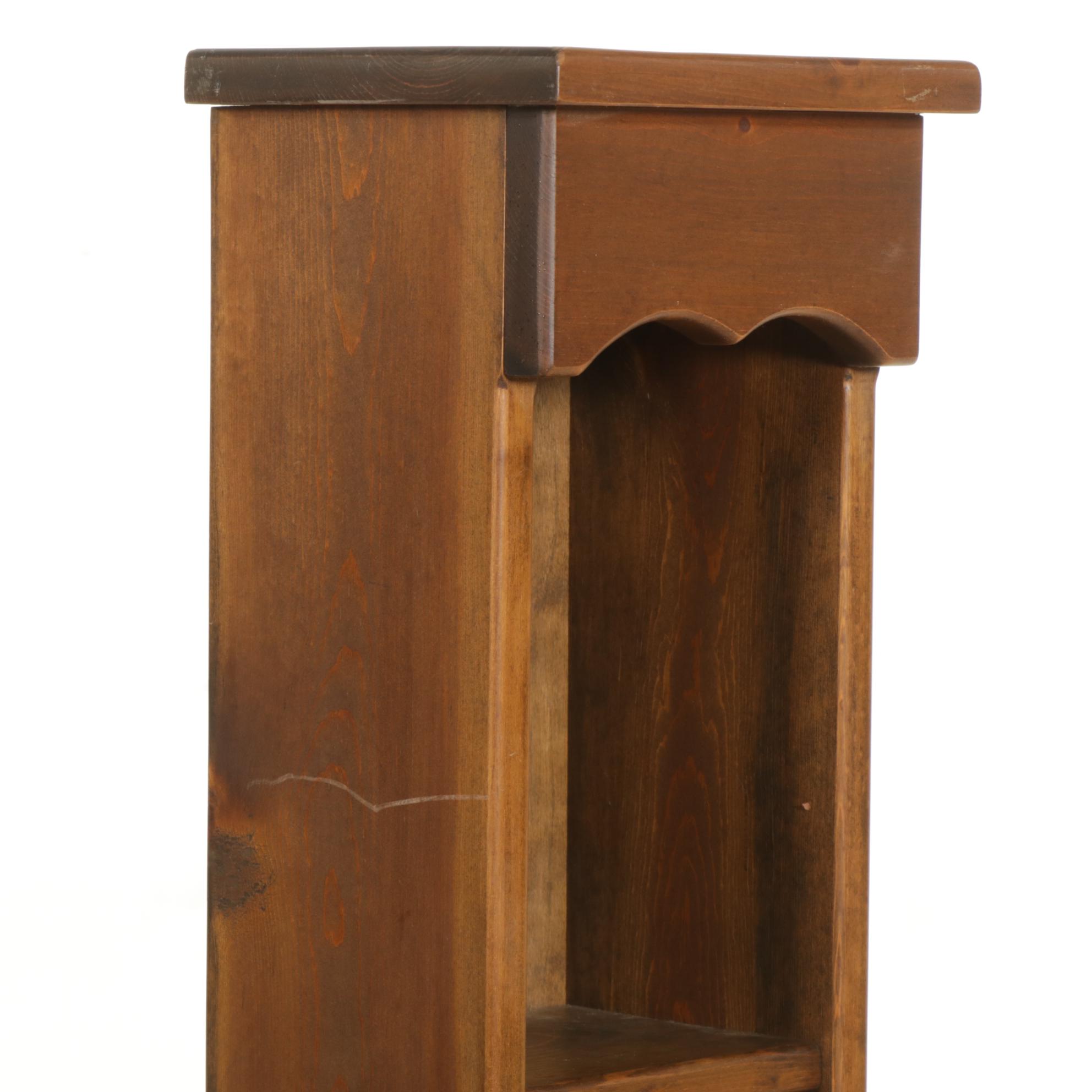 Pine DVD Shelf, Late 20th to 21st Century | EBTH