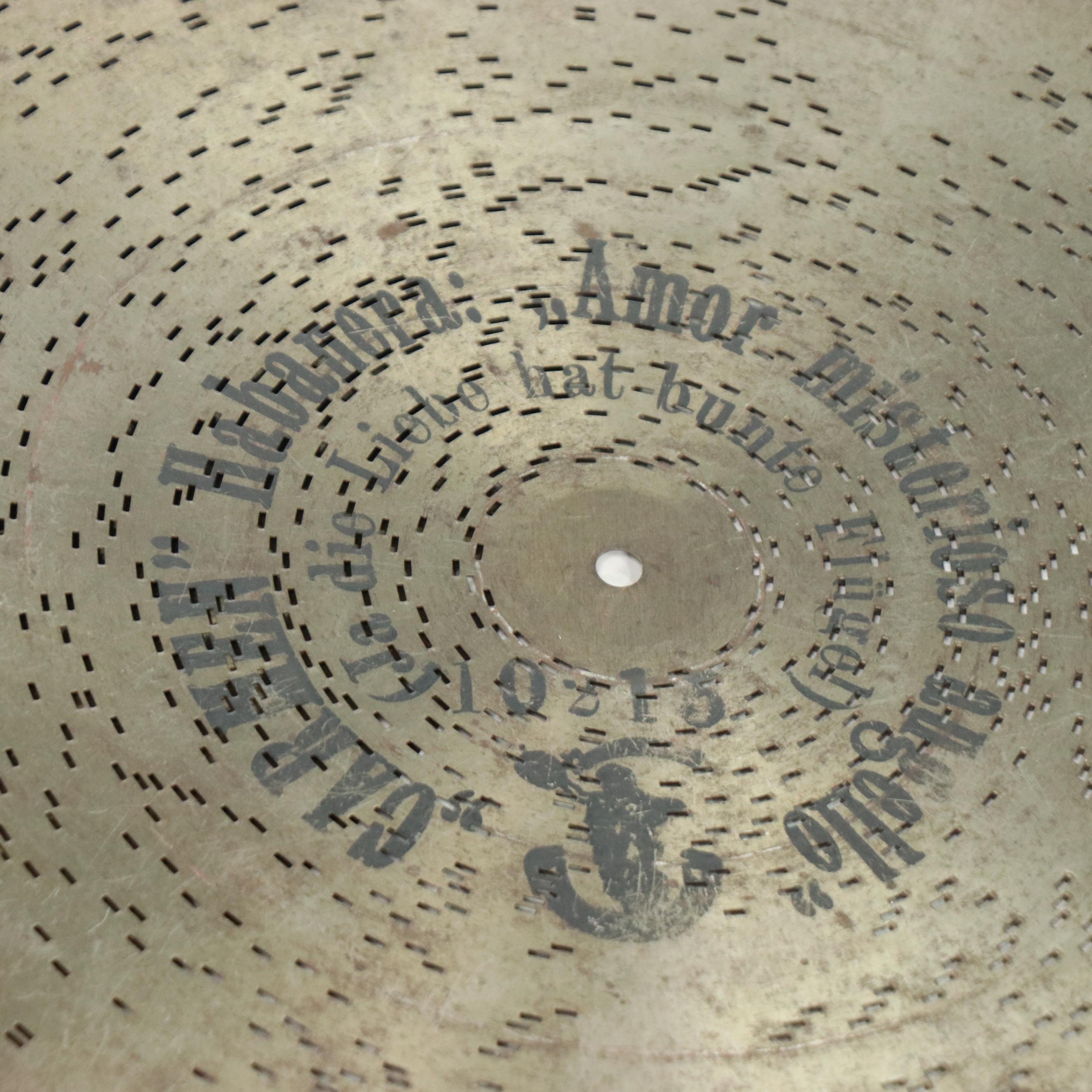 Regina Metal Double Comb Disc Music Box with Records | EBTH