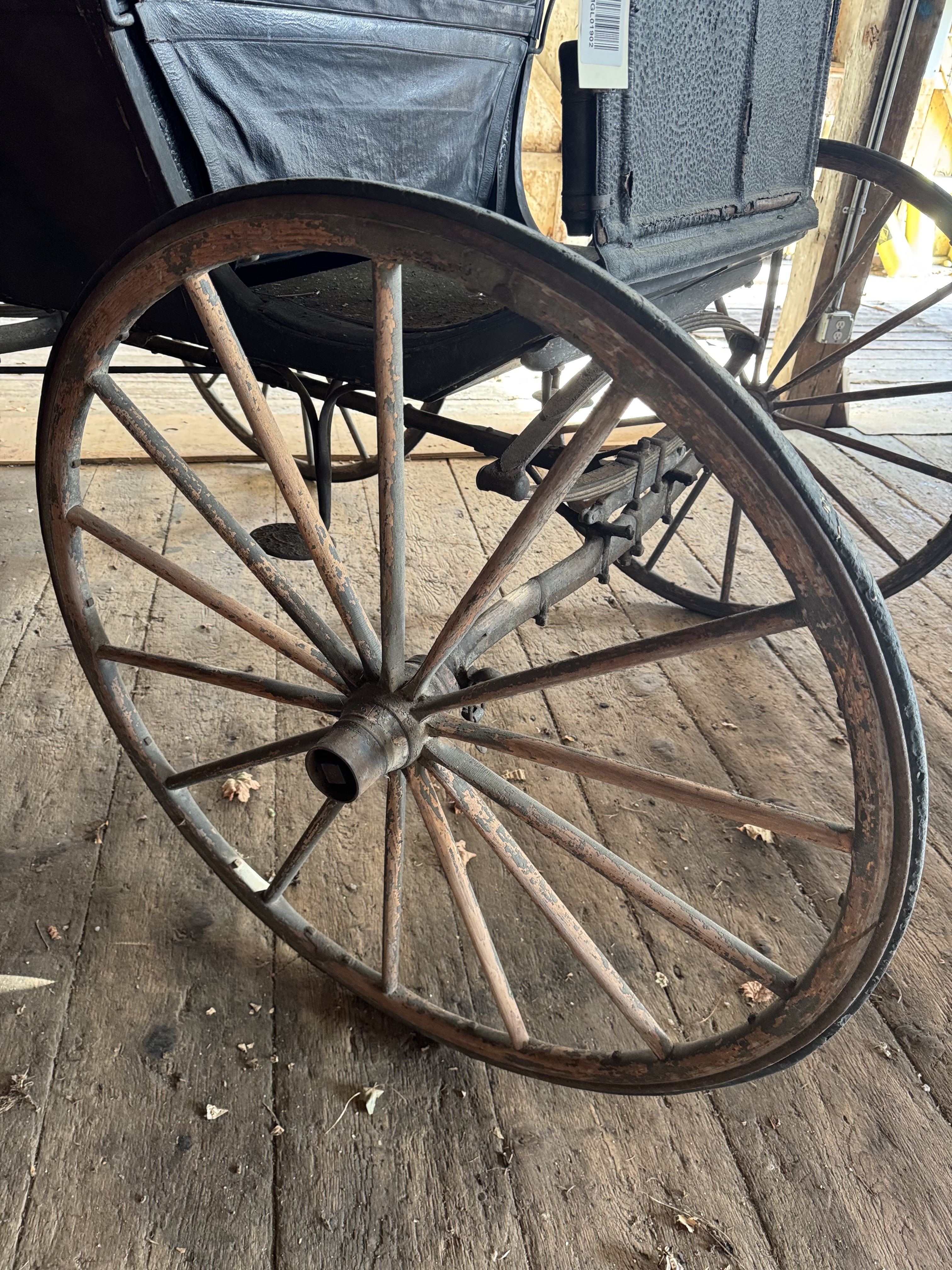Victorian Two-Person Horse-Drawn Covered Buggy, 19th Century | EBTH