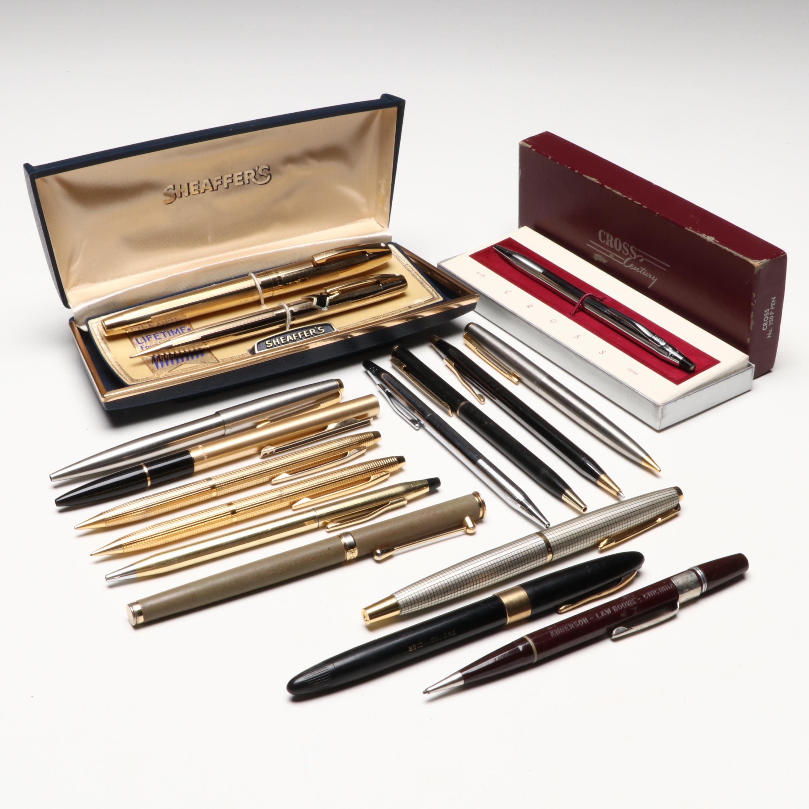 Cross, Wilson and More Metal Fountain and Ballpoint Pens | EBTH