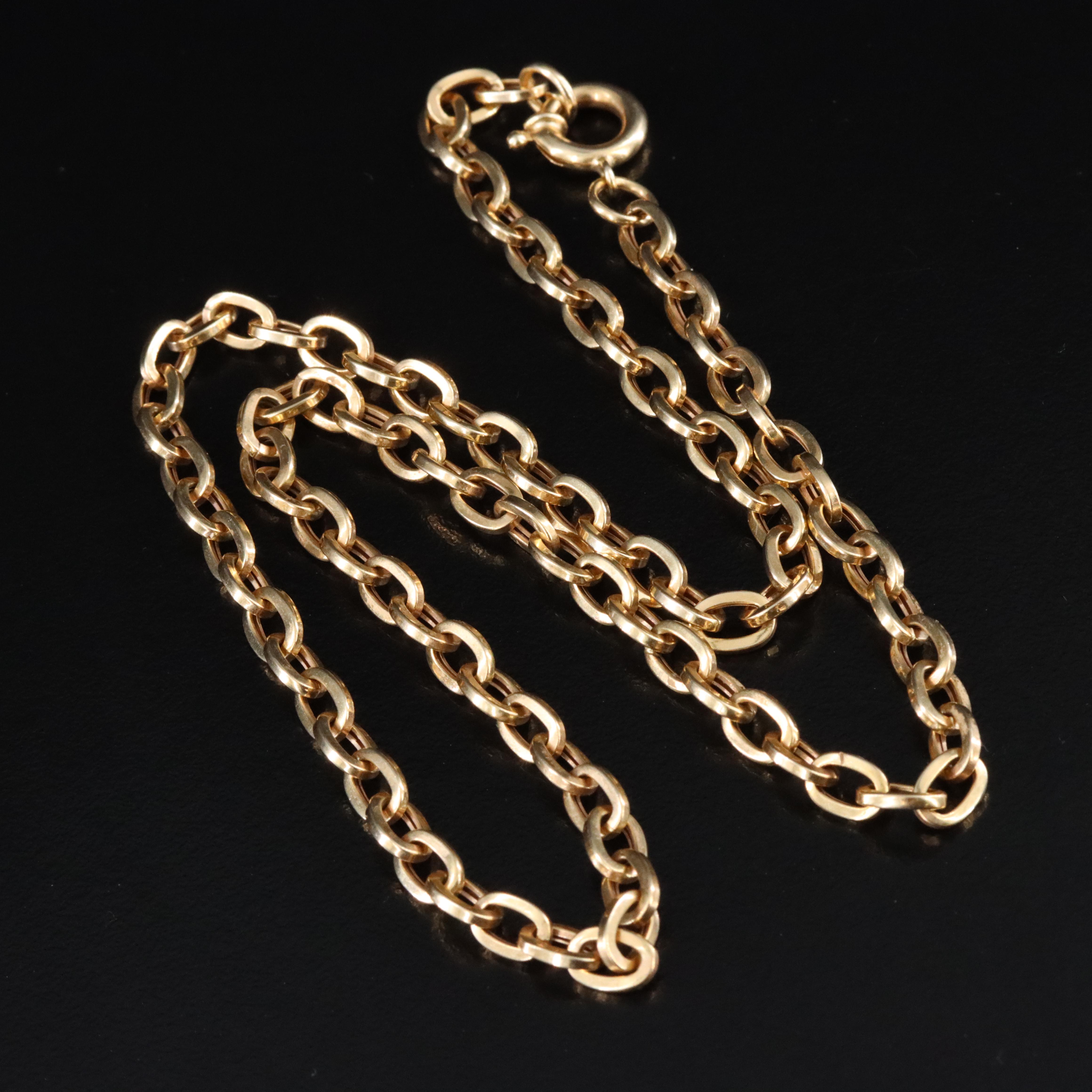 14K Cable Chain Necklace | EBTH