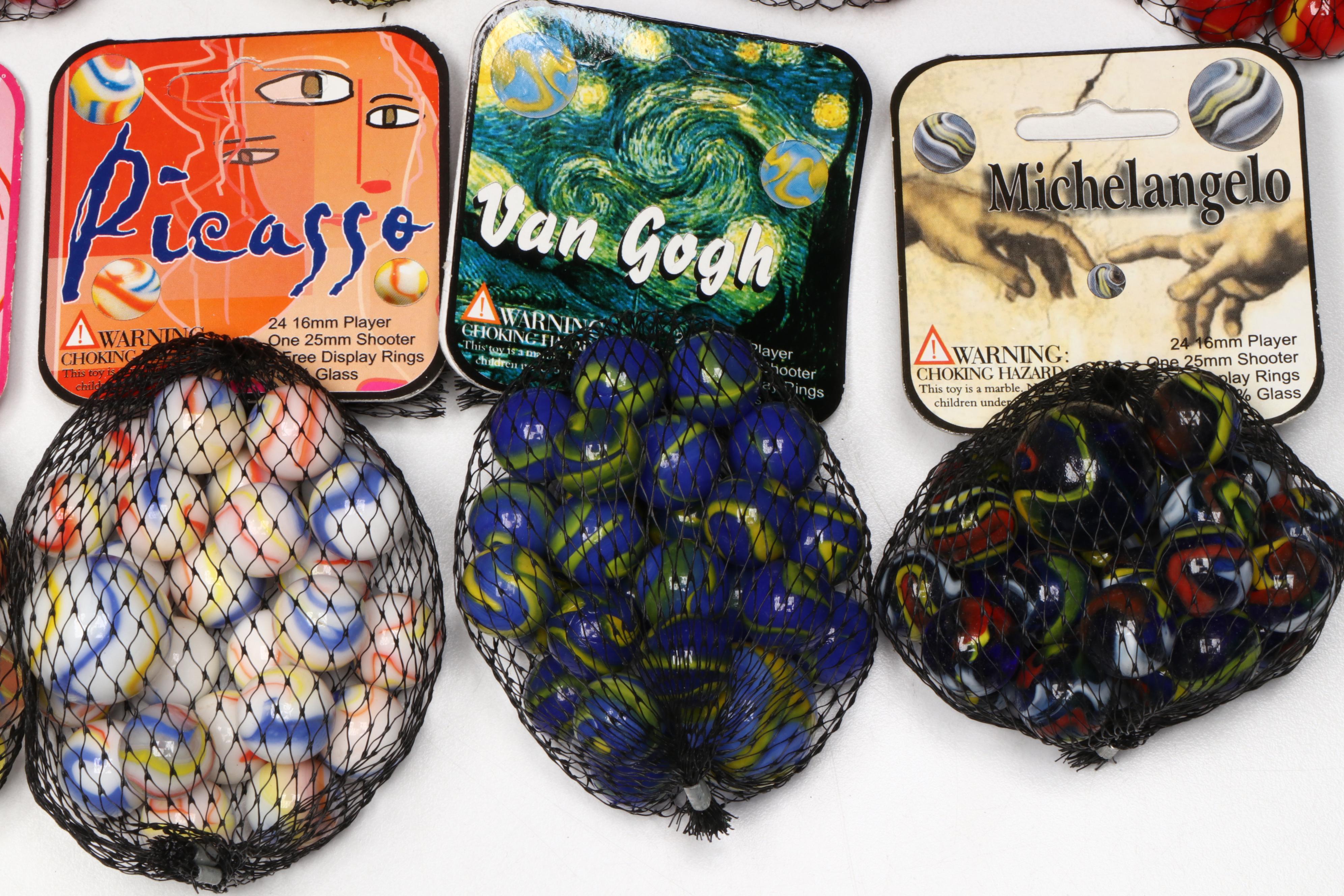 Mega Marbles Goldfish, Troll and Other Glass Vacor Marbles in Unopened ...