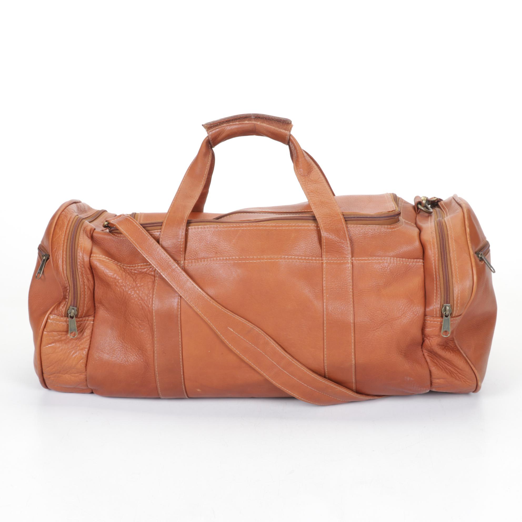 Leather Weekend Duffel Bag by EKA | EBTH