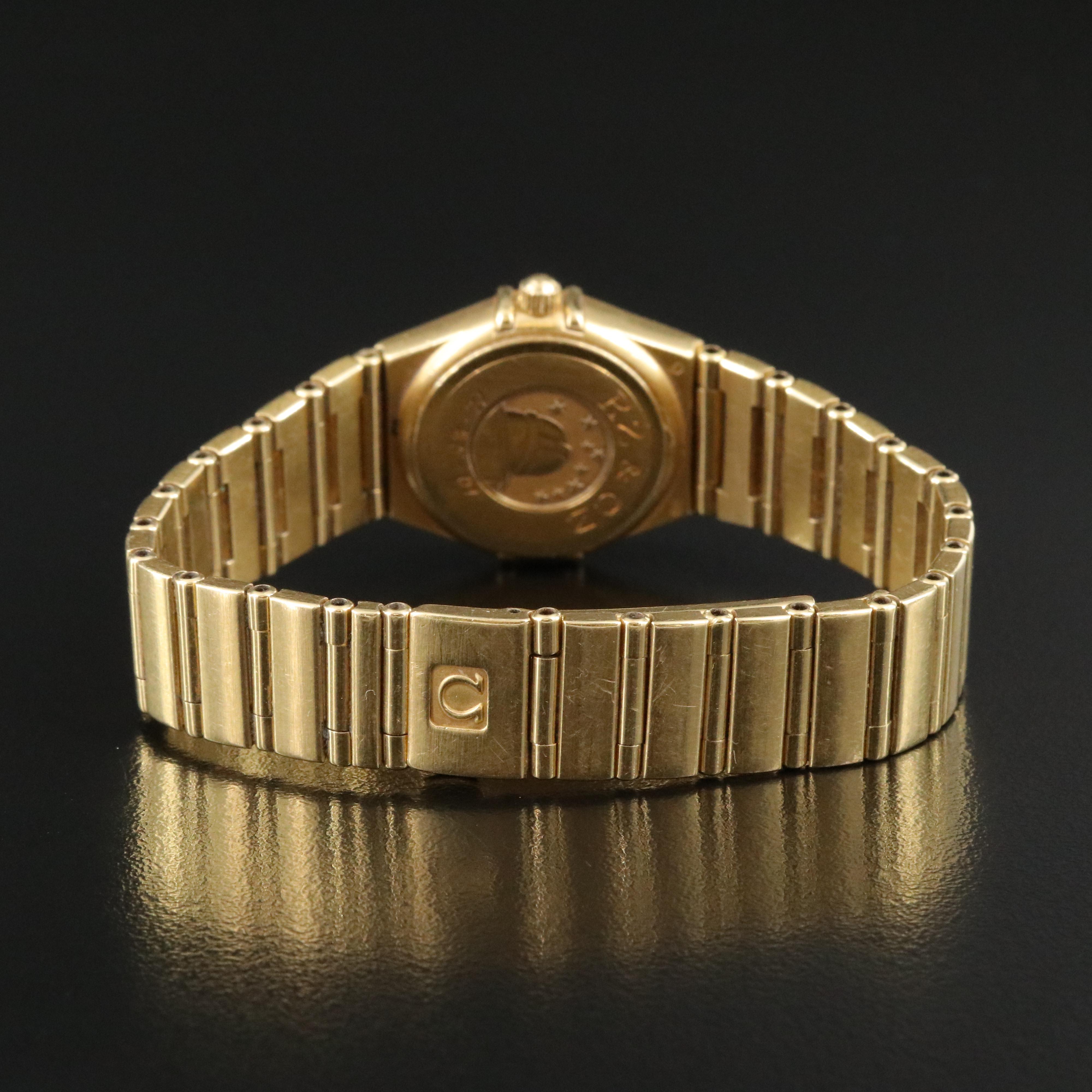 1980 Omega Constellation Factory Diamond Mother-of-Pearl Dial and Bezel ...