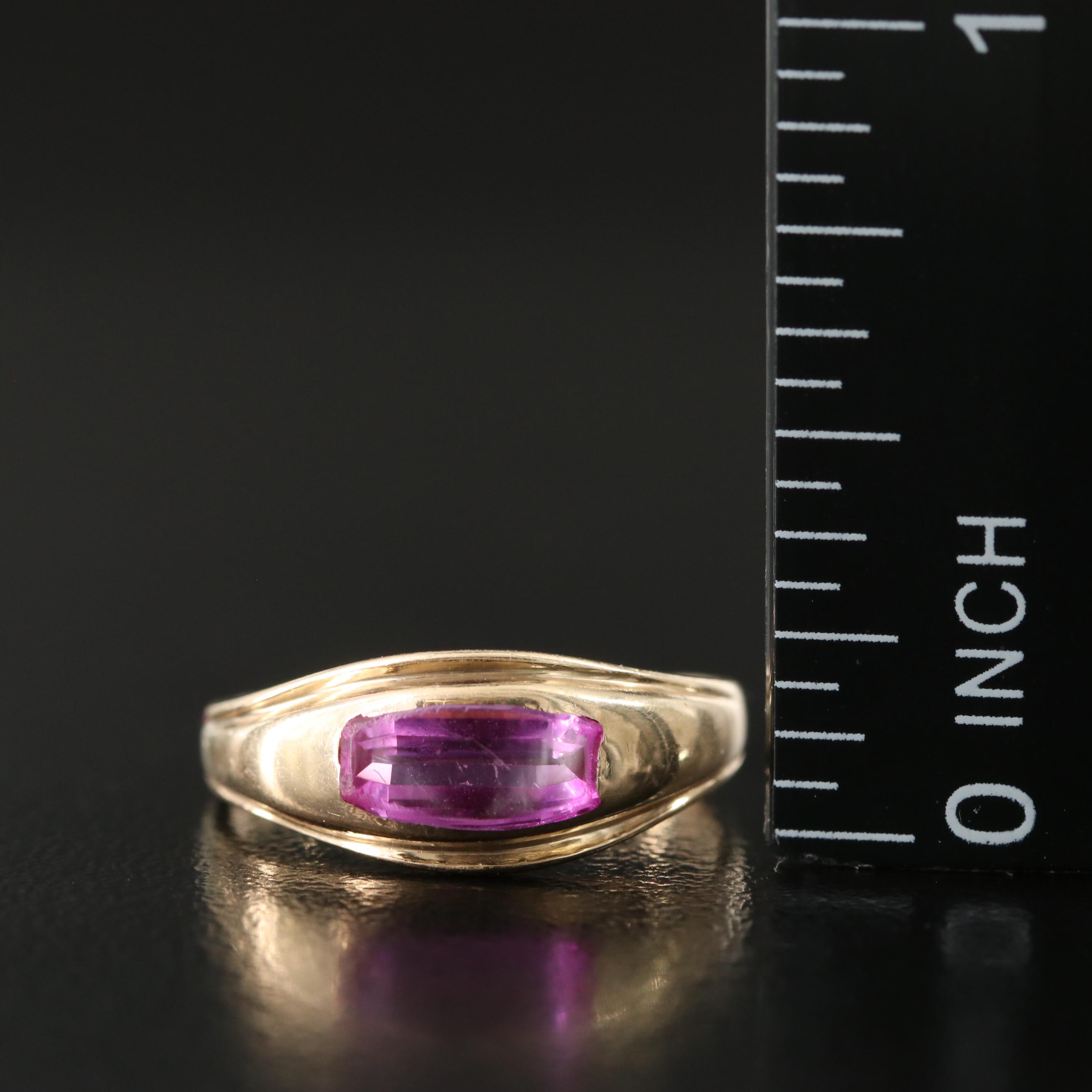 10K Pink Sapphire Ring | EBTH
